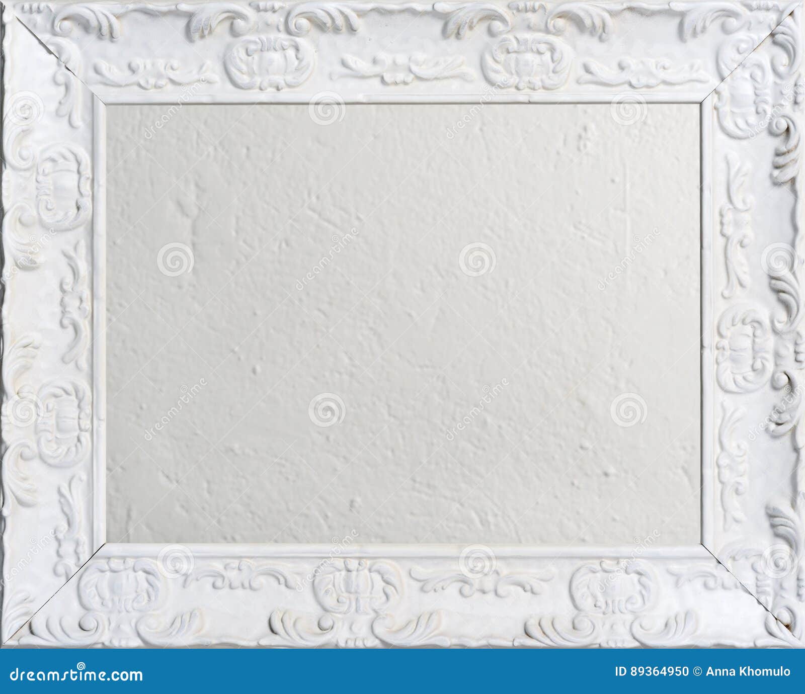 Marco blanco del vintage foto de archivo. Imagen de texturizado - 89364950