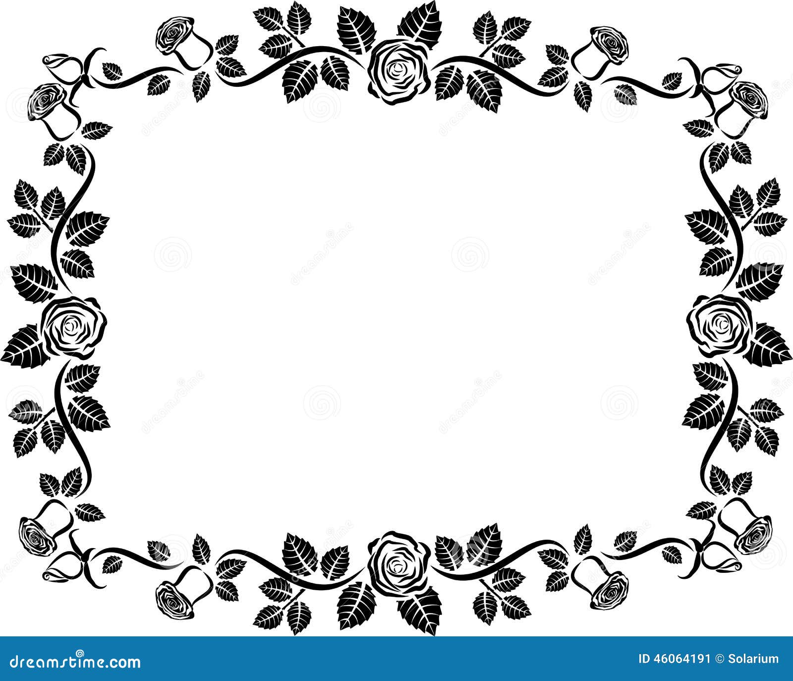 Marco color de rosa ilustración del vector. Ilustración de modelo ...