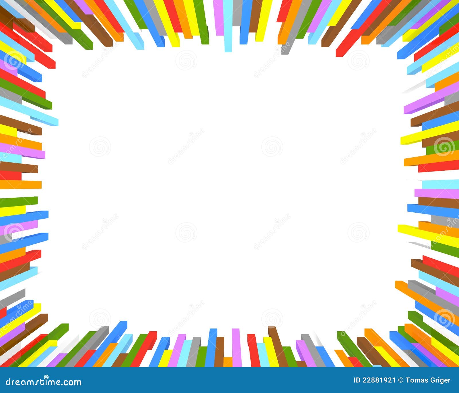 Marco colorido stock de ilustración. Ilustración de objetos - 22881921