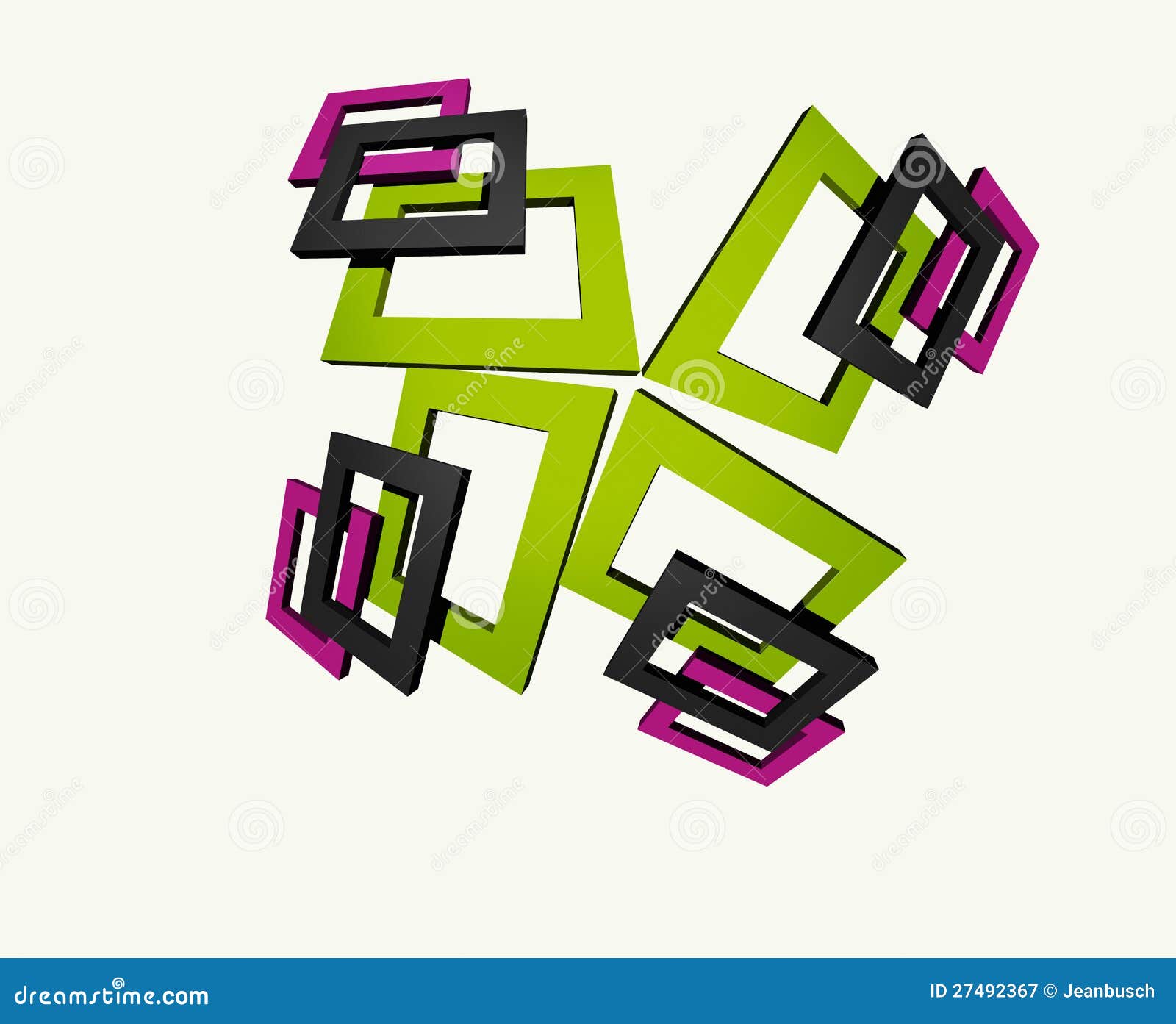 Marco colorido stock de ilustración. Ilustración de aislado - 27492367