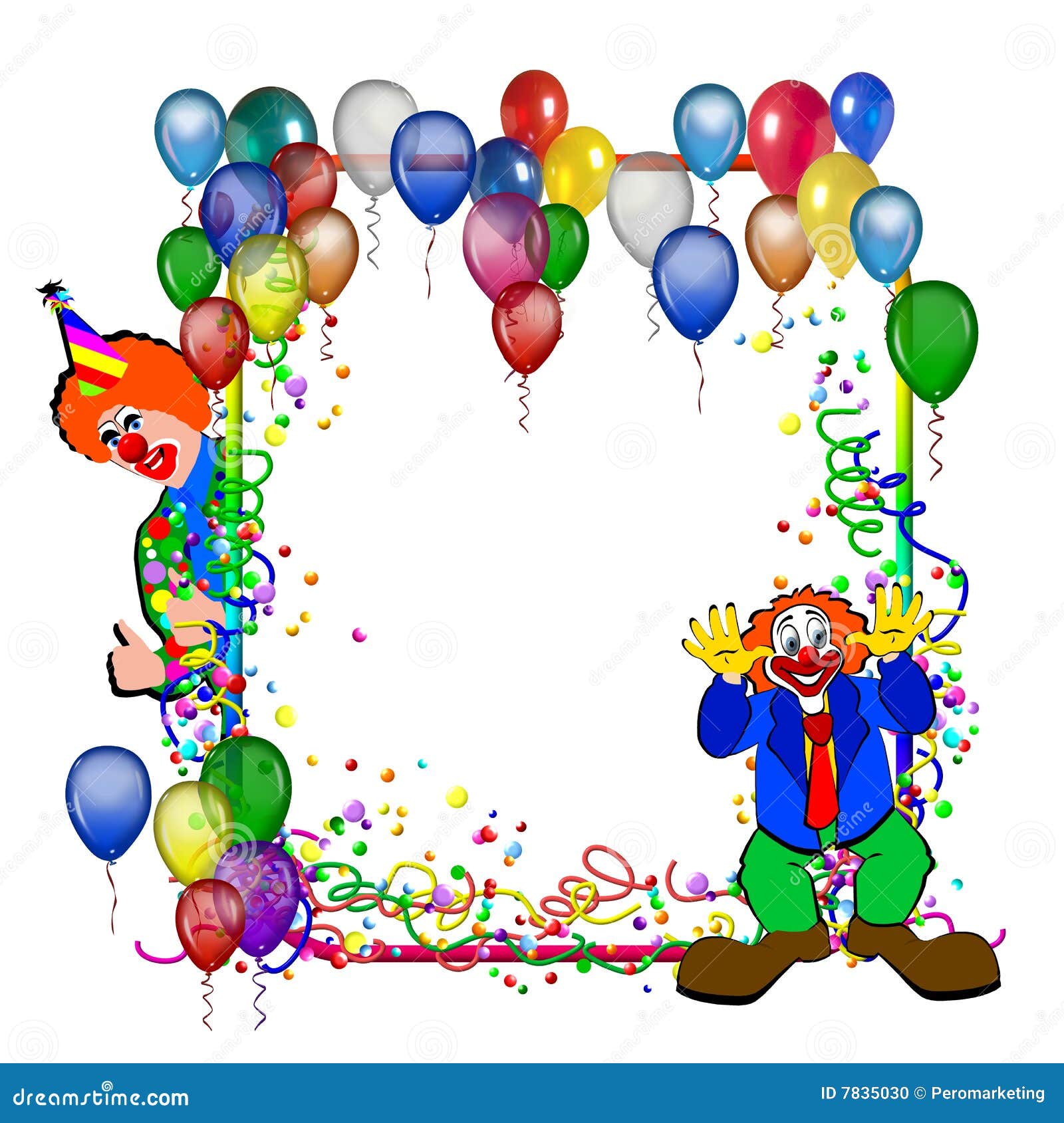 Marco Colorido Del Carnaval Stock de ilustración - Ilustración de ...