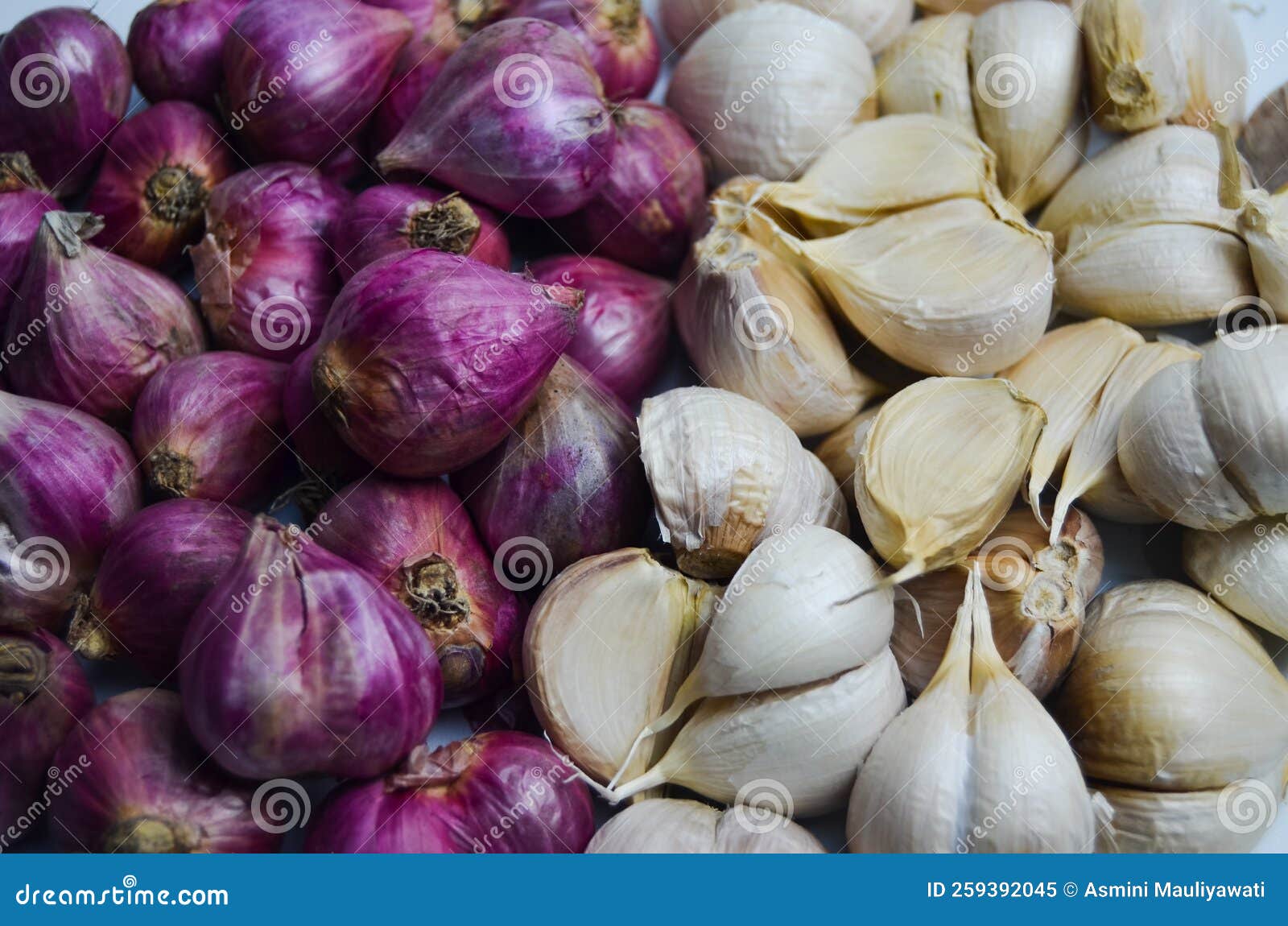 Marco Completo De Ajo Y Cebolla Imagen de archivo - Imagen de croqueta ...