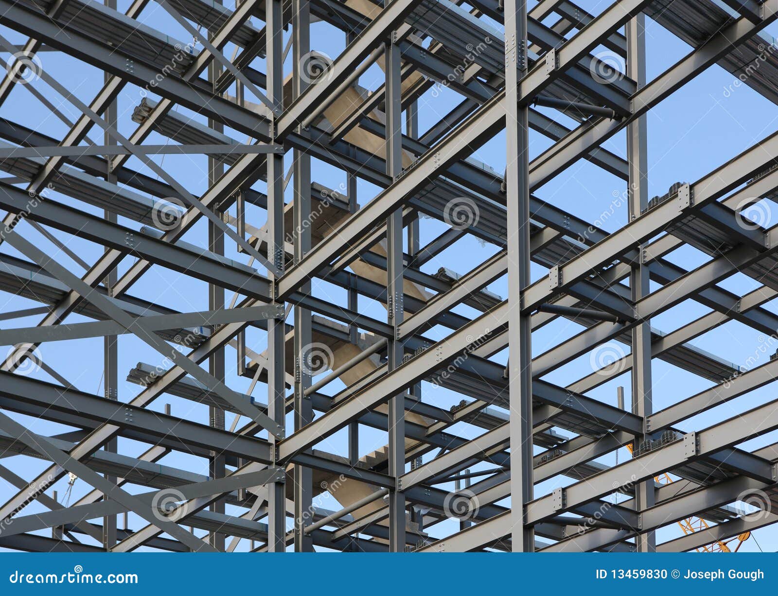 Marco De Acero Estructural Foto de archivo - Imagen: 13459830