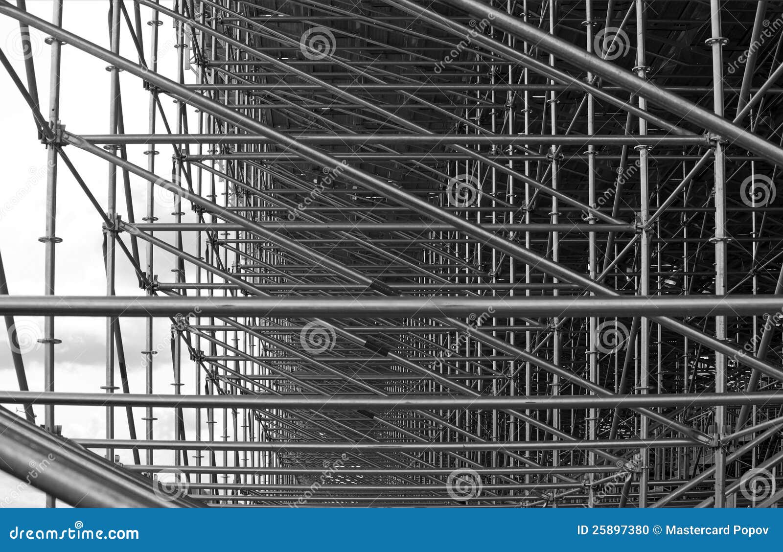 Marco de acero estructural foto de archivo. Imagen de fuerte - 25897380