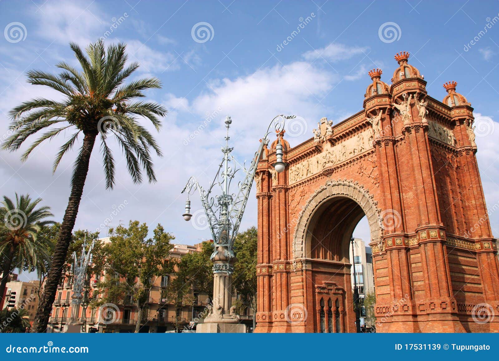 Marco de Barcelona imagem de stock. Imagem de estilo - 17531139