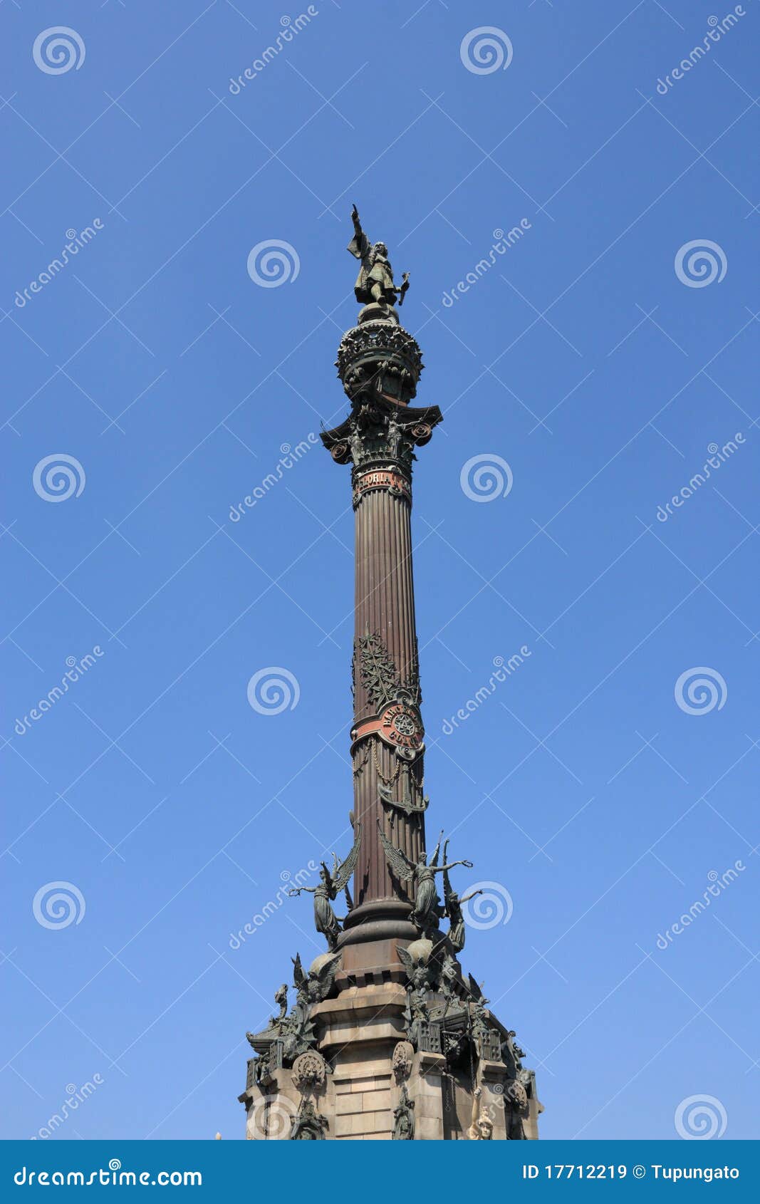 Marco de Barcelona imagem de stock. Imagem de porta, escultura - 17712219
