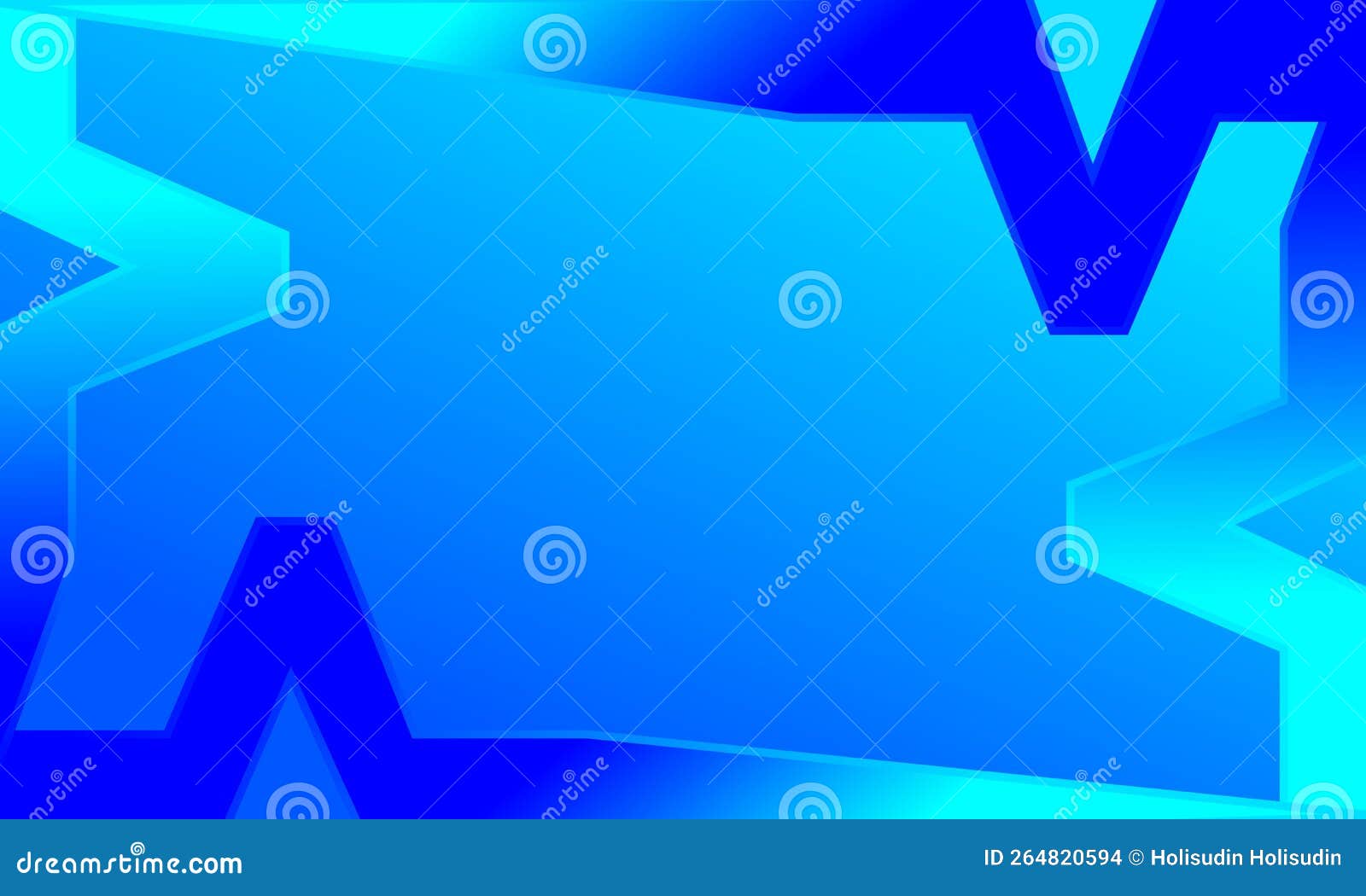 Marco De Color Azul De Fondo Abstracto Stock de ilustración ...