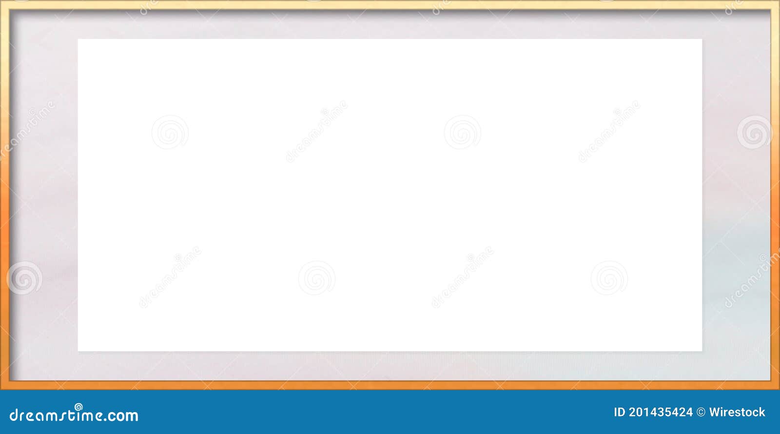 Marco De Color Naranja Con El Espacio Del Espacio En Blanco Para El ...