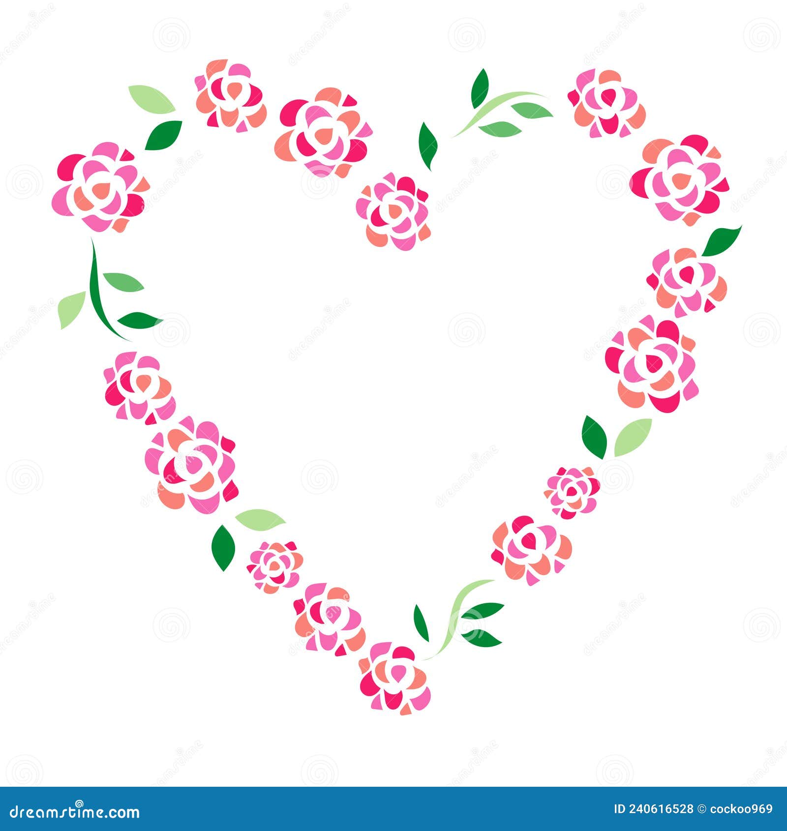 Marco De Color Rosa Rosa Simple Ilustración del Vector - Ilustración de ...