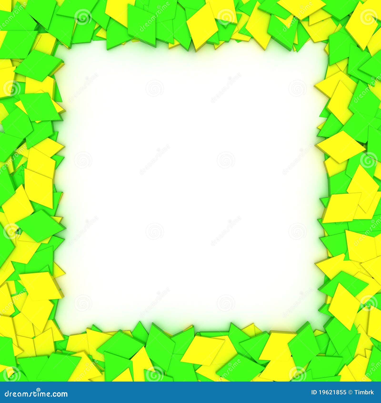 Marco De Color Verde Amarillo Stock de ilustración - Ilustración de ...