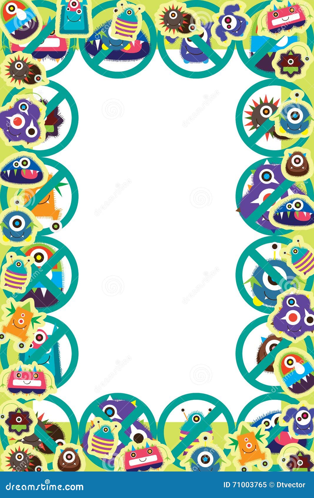 Marco De La Etiqueta Engomada Del Virus Ilustración del Vector ...