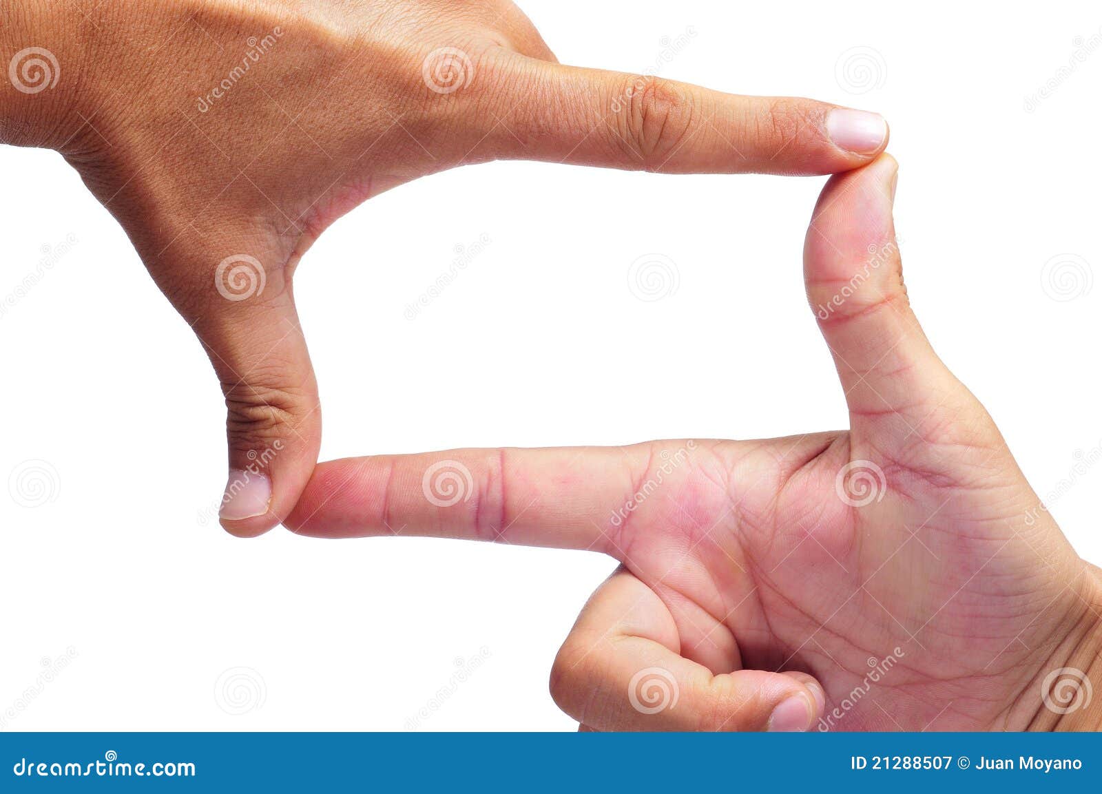 Marco de la mano imagen de archivo. Imagen de texto, pulgar - 21288507