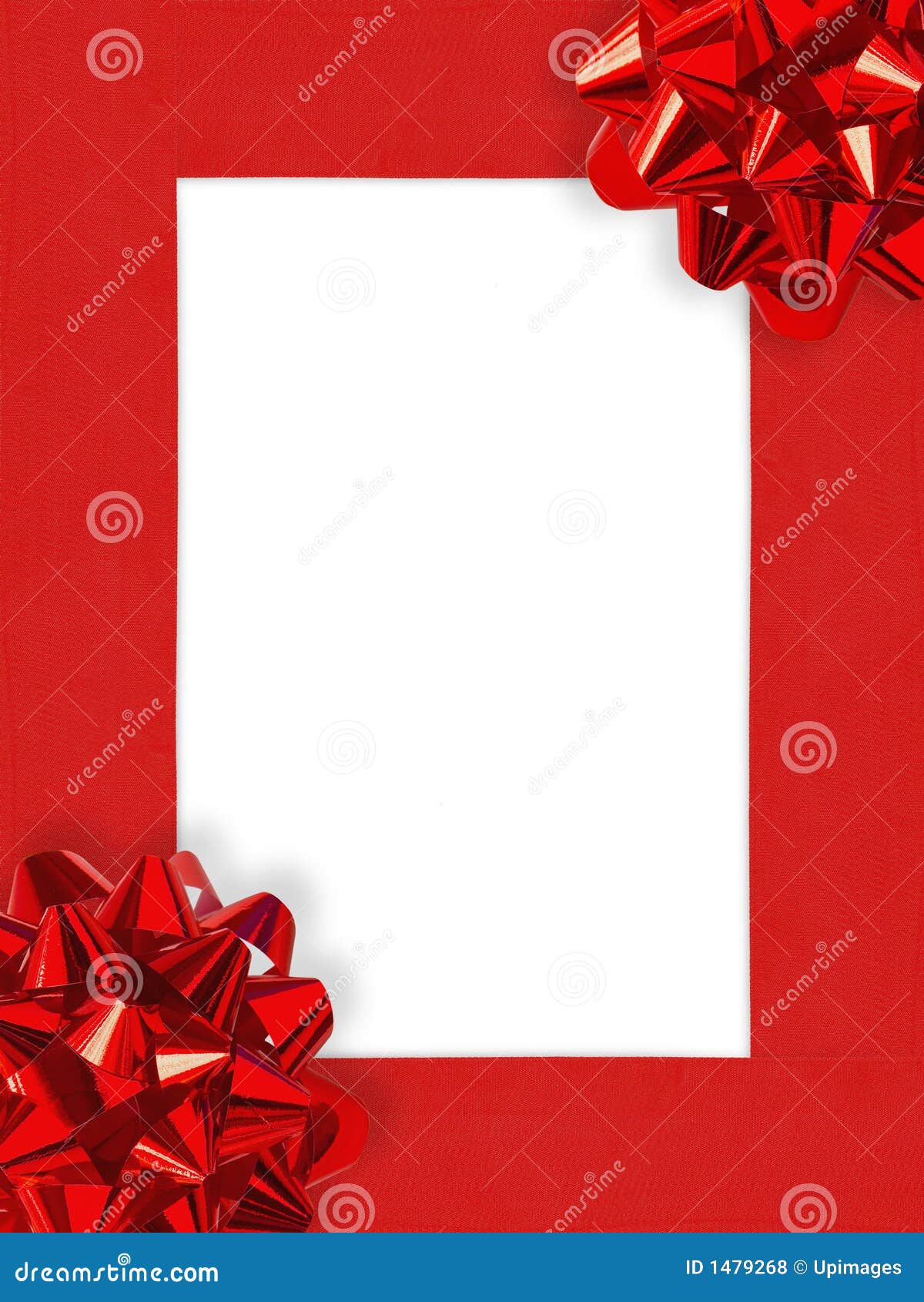 Marco De La Navidad De Ribbons&Bows Foto de archivo - Imagen de festivo ...