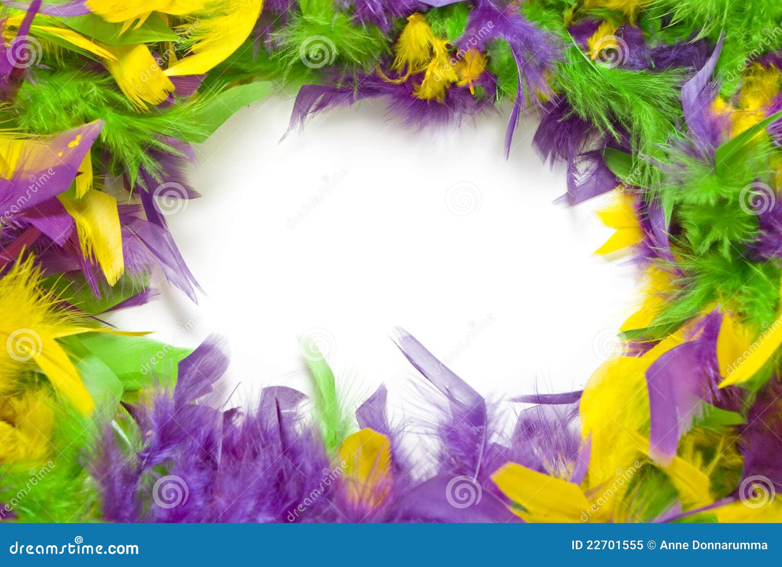 Marco De La Pluma Del Carnaval Imagen de archivo - Imagen de marco ...