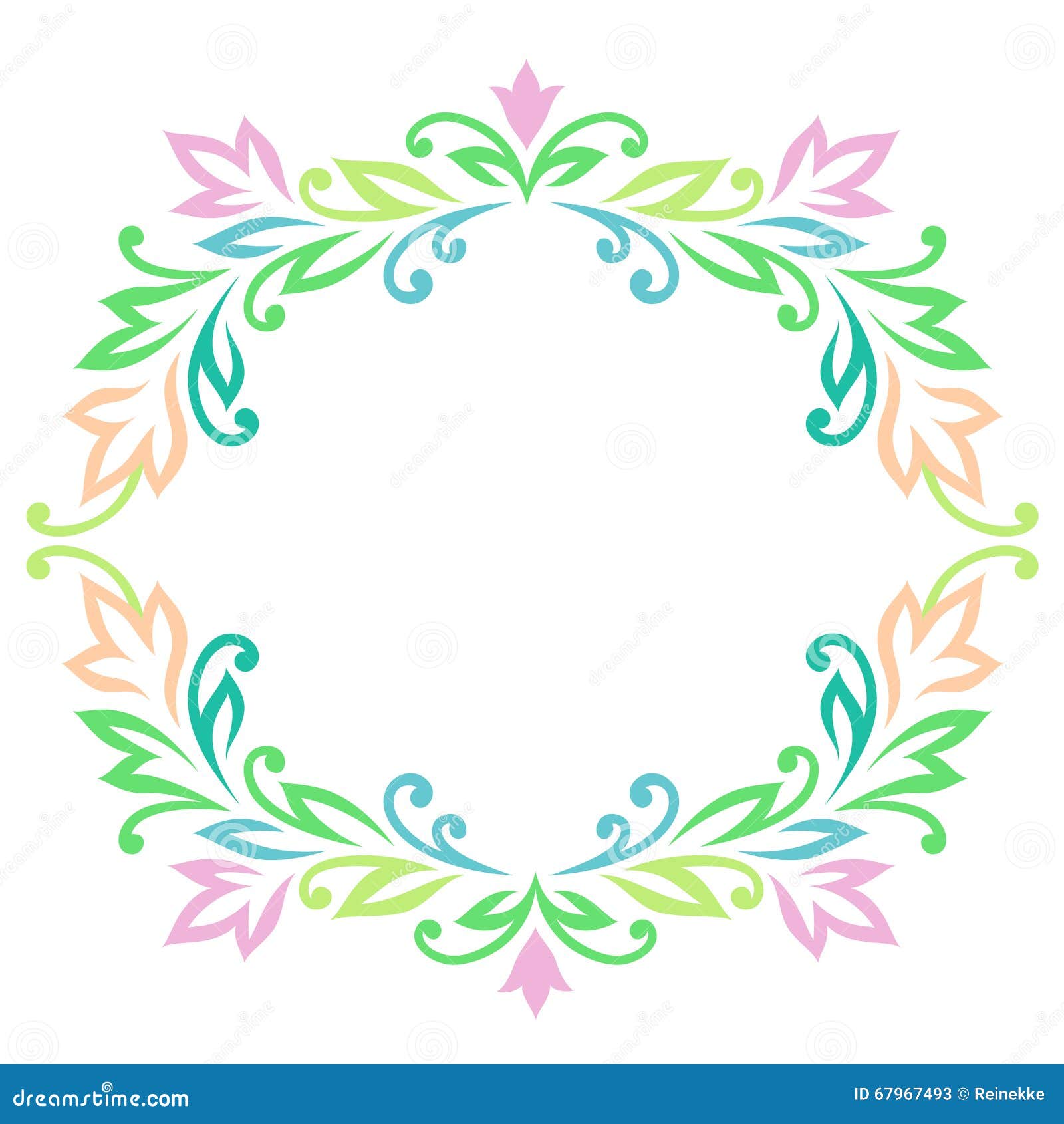 Marco de la primavera ilustración del vector. Ilustración de estilo ...