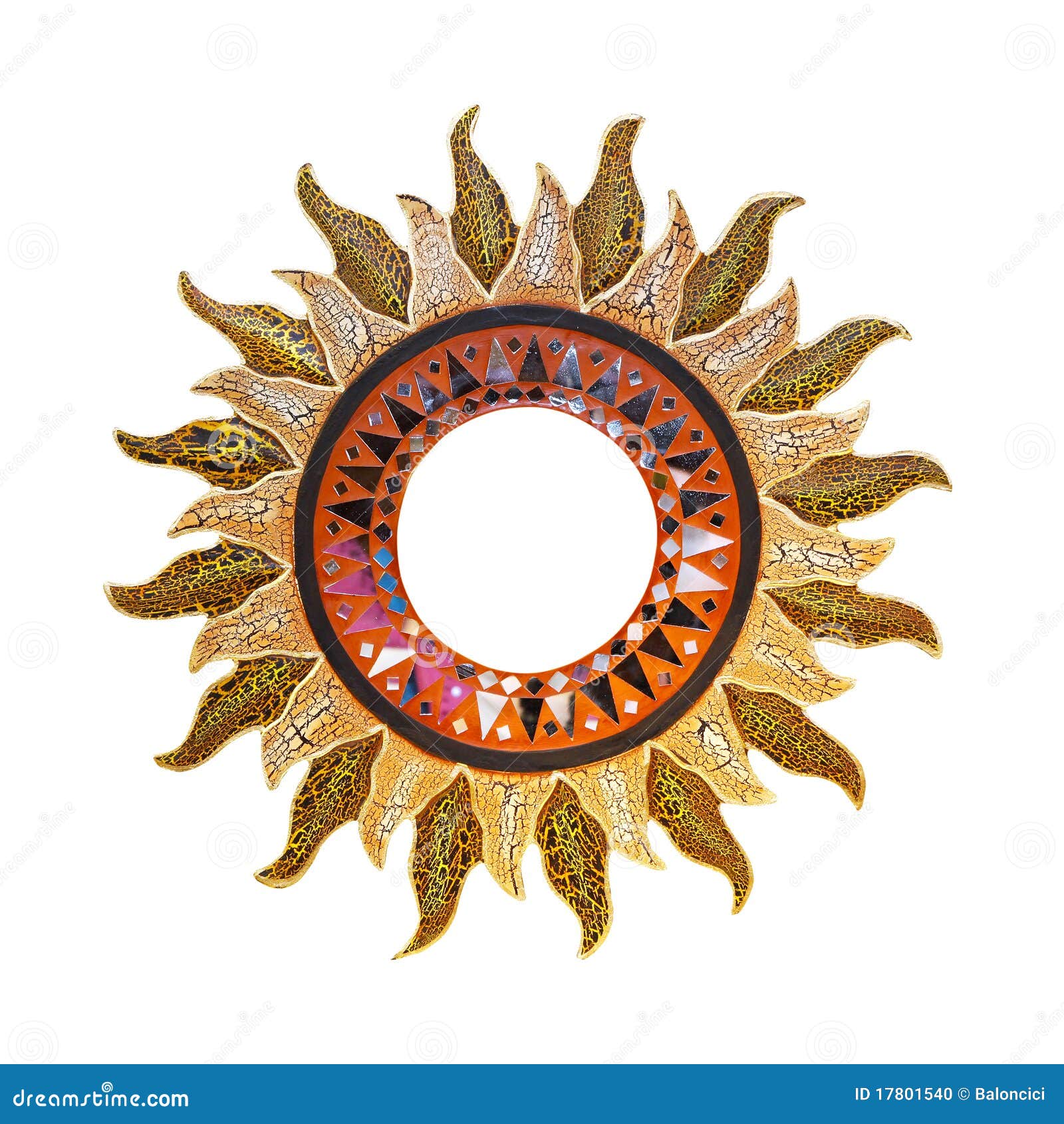Marco de la sol aislado foto de archivo. Imagen de objeto - 17801540