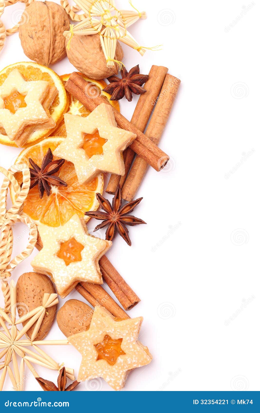 Marco de las galletas imagen de archivo. Imagen de vertical - 32354221