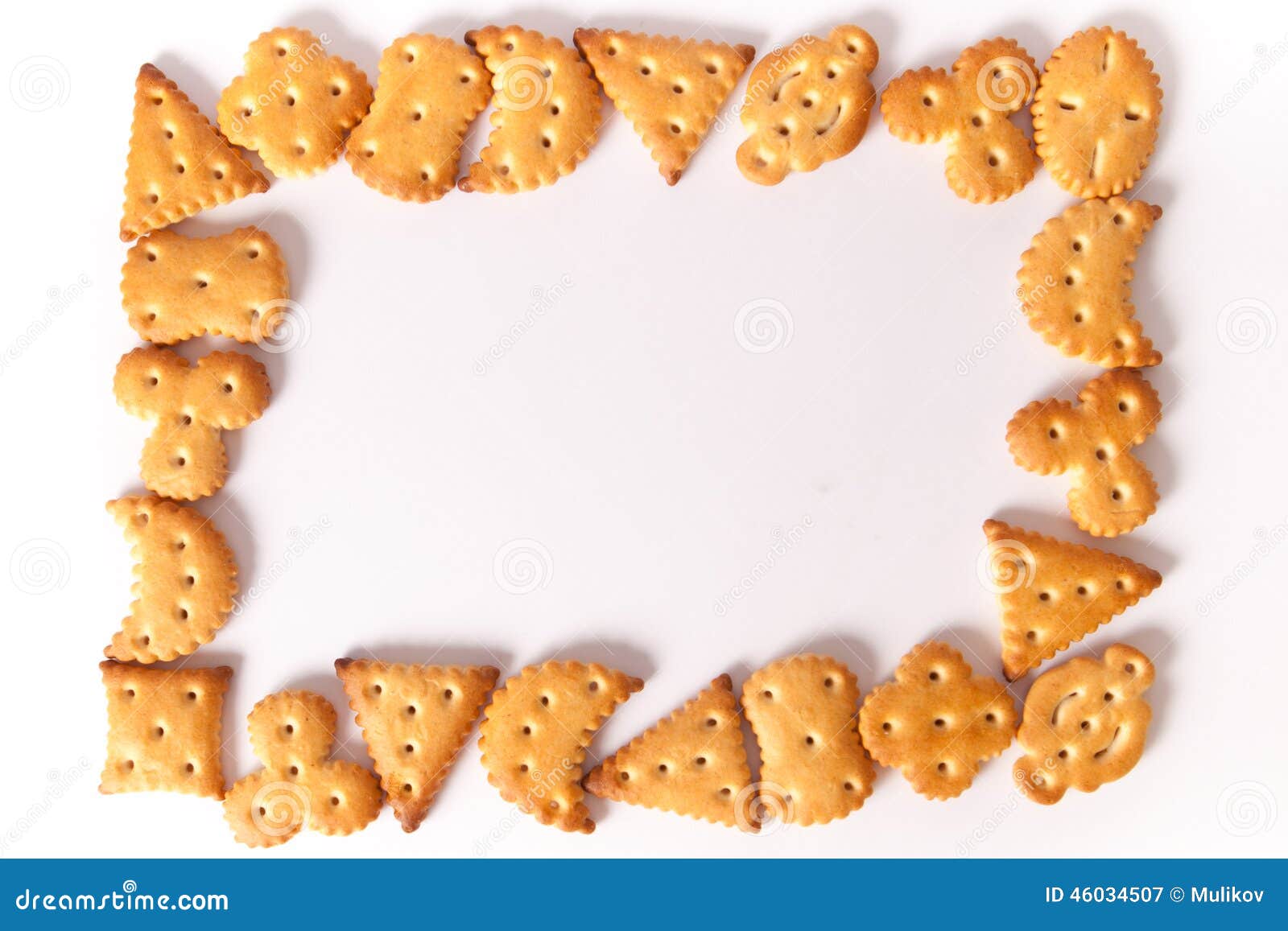Marco de las galletas imagen de archivo. Imagen de bocado - 46034507