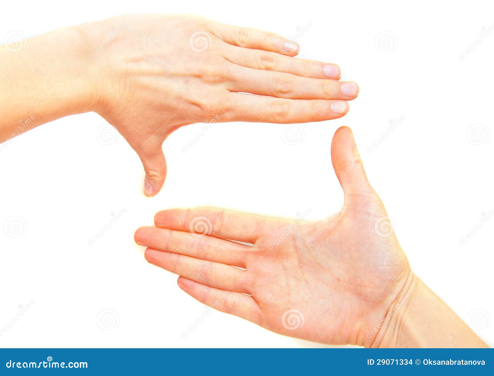 Marco de las manos foto de archivo. Imagen de idea, nana - 29071334
