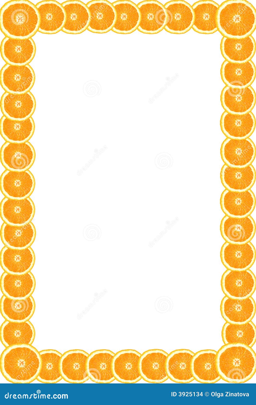 Marco de las naranjas foto de archivo. Imagen de aislado - 3925134