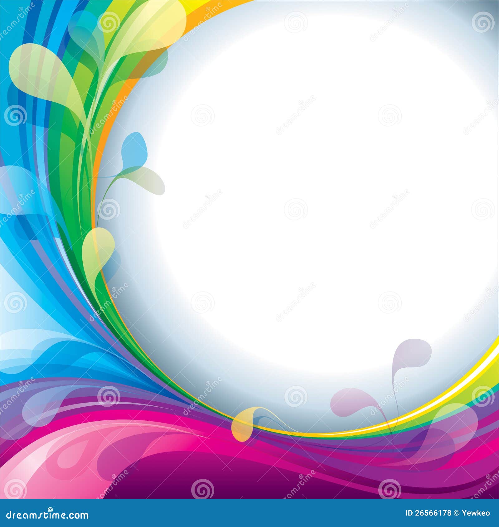 Marco de los colores ilustración del vector. Ilustración de arte - 26566178