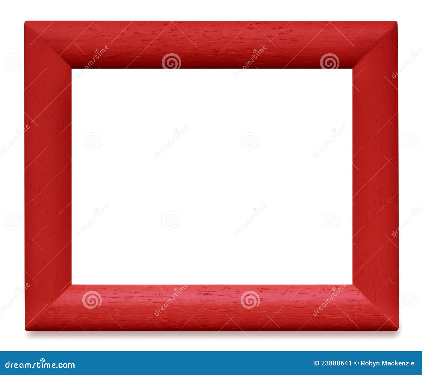 Marco de madera rojo imagen de archivo. Imagen de blanco - 23880641