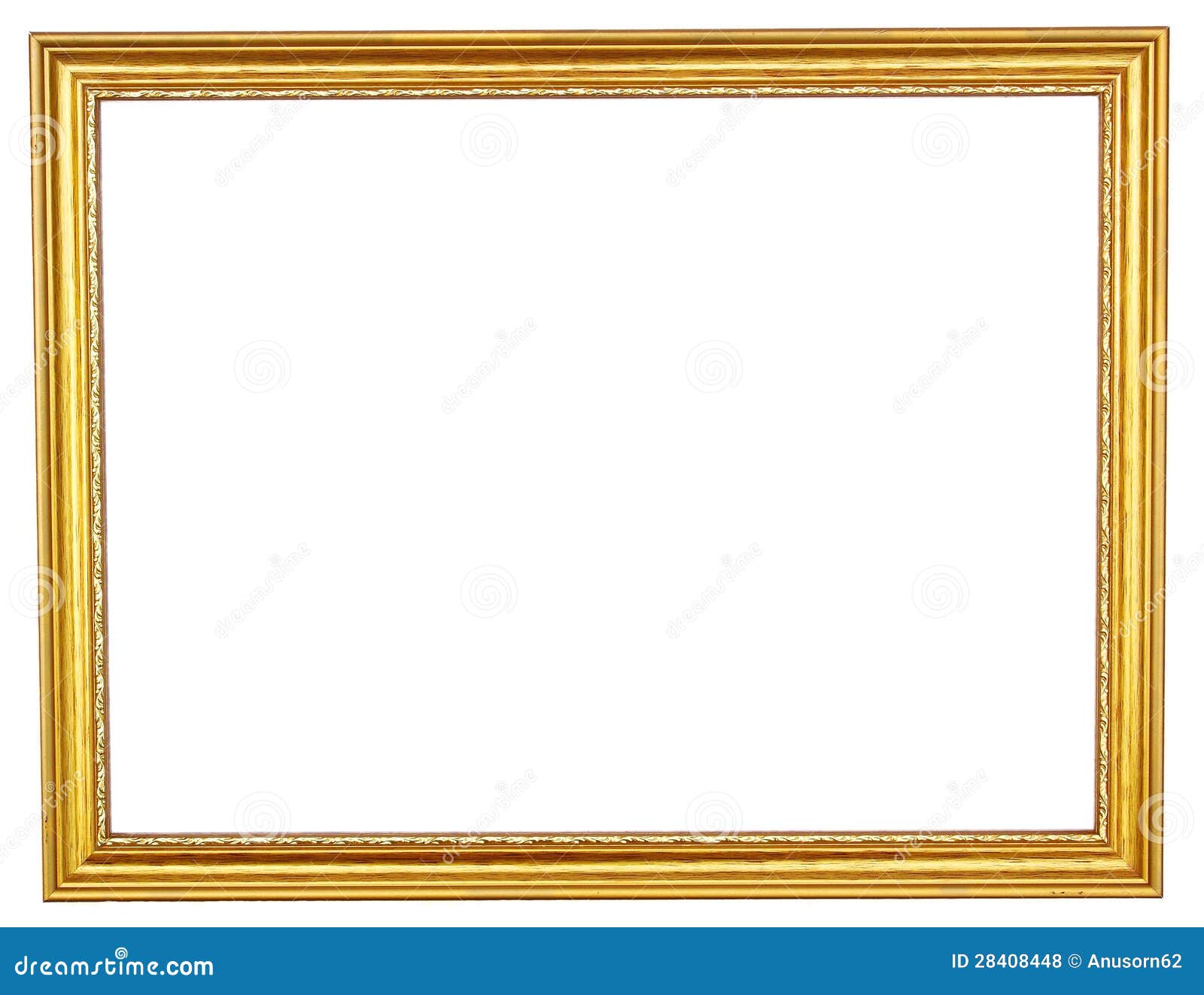 Marco de oro foto de archivo. Imagen de adorne, marco - 28408448