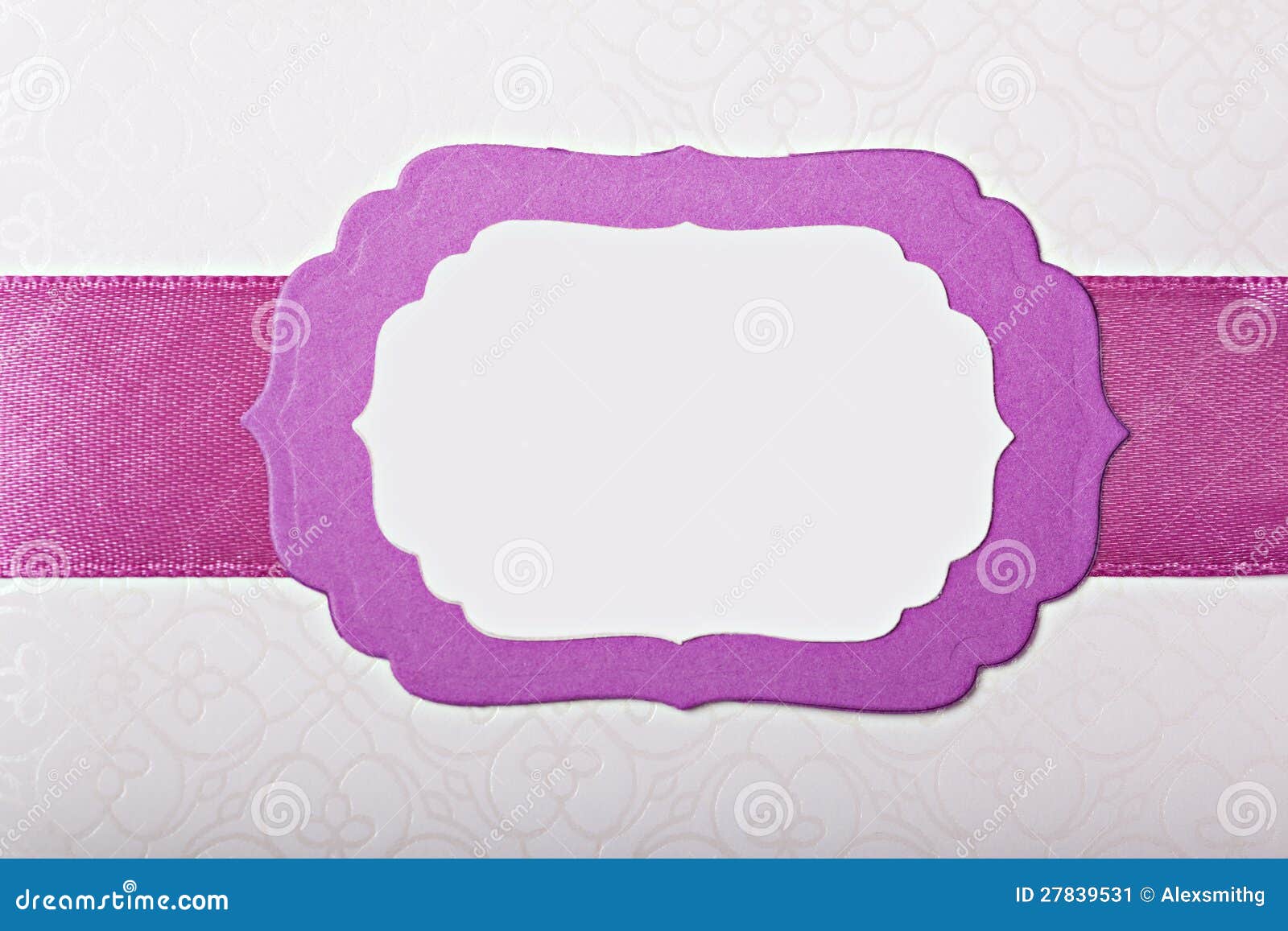 Marco De Papel Violeta Con La Cinta Imagen de archivo - Imagen de texto ...