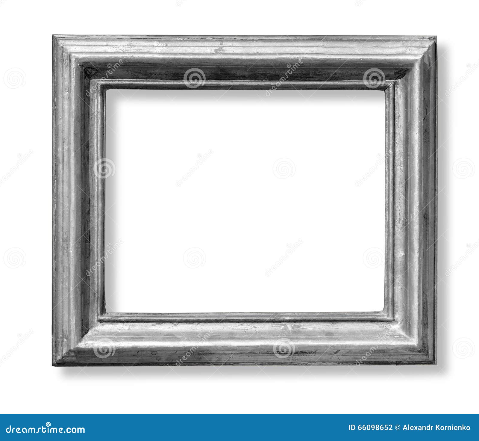 Marco De Plata Aislado En Blanco Foto de archivo - Imagen de marco ...