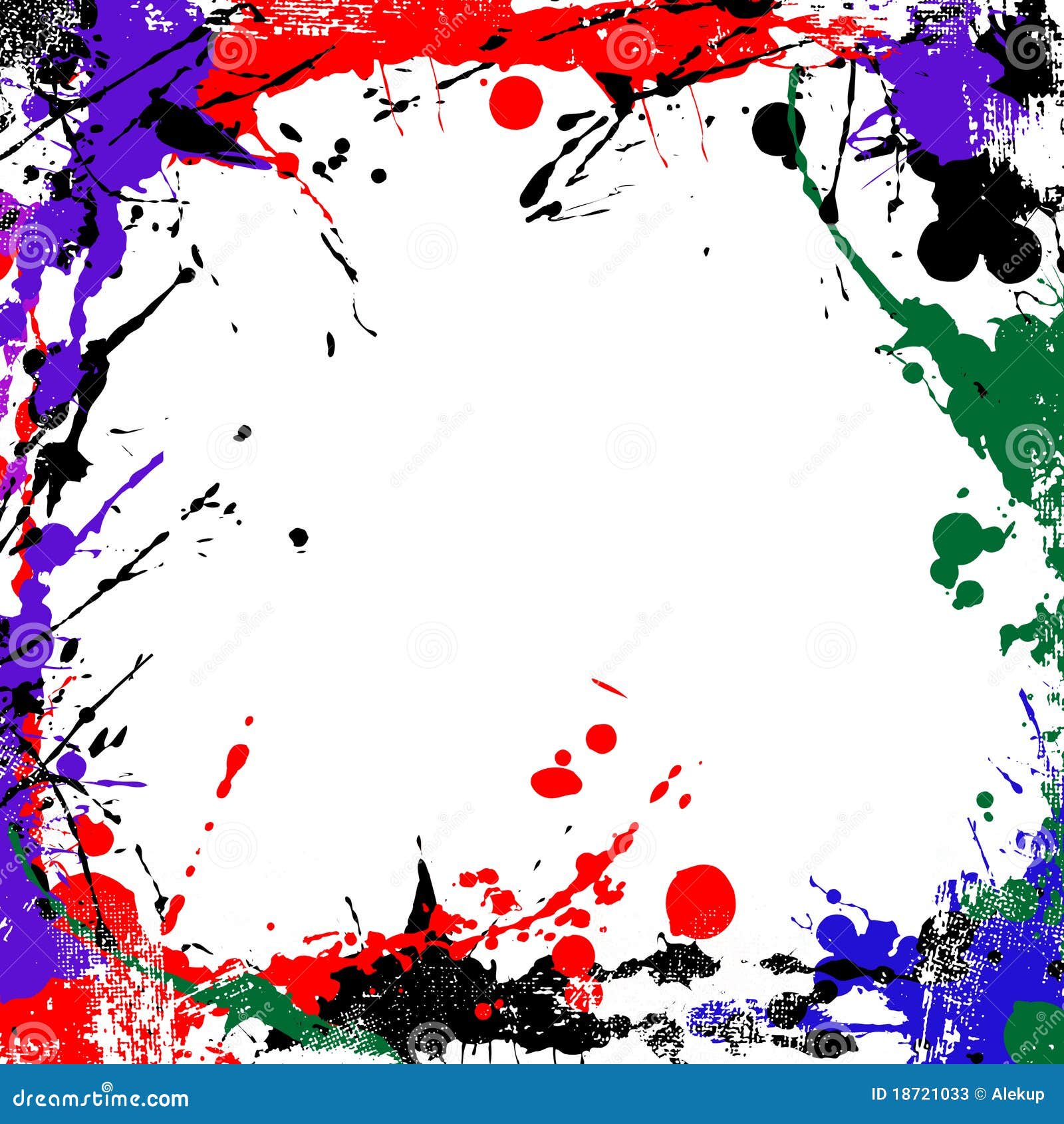 Marco del arte de Grunge ilustración del vector. Ilustración de fango ...