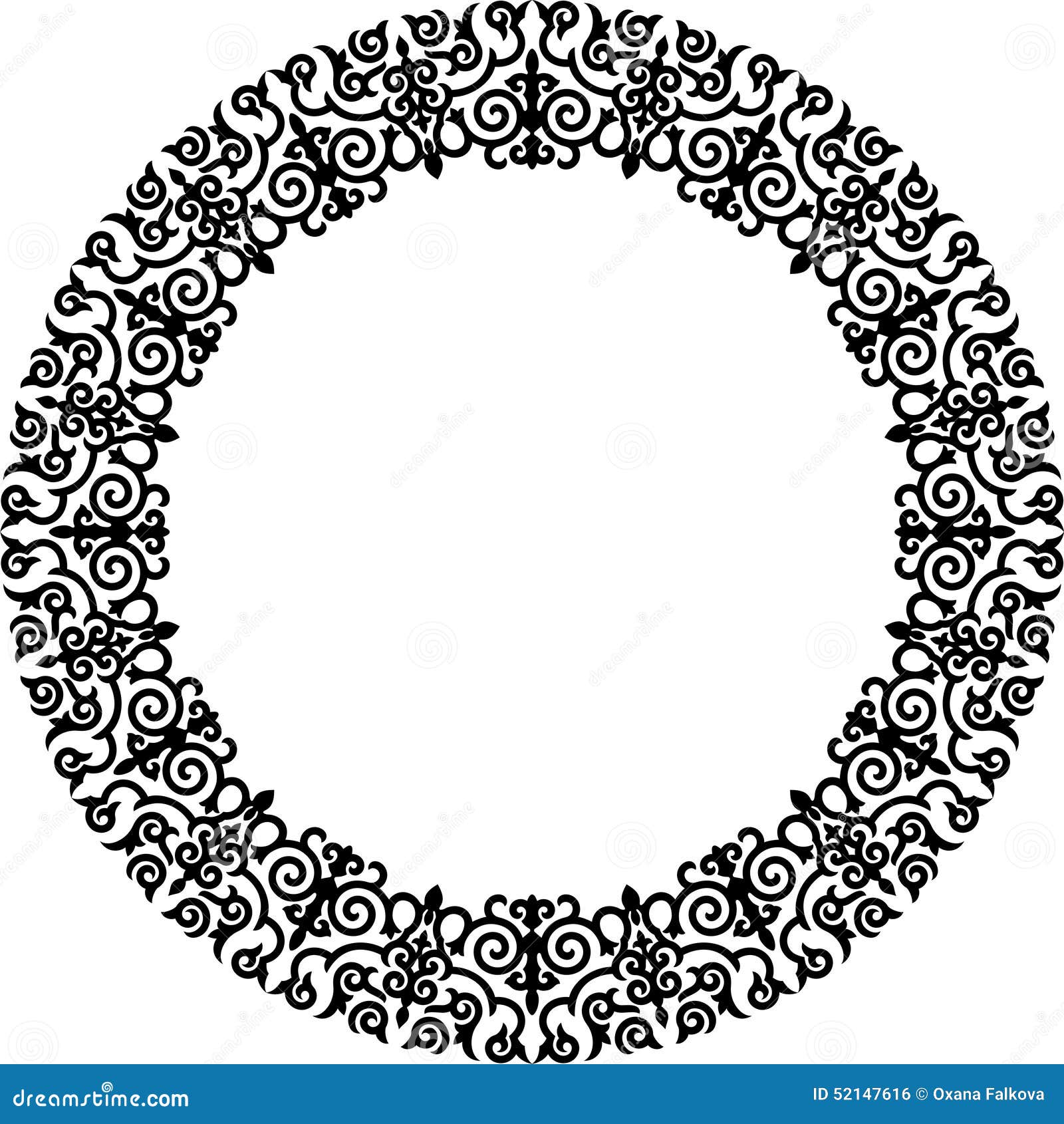 Marco del círculo ilustración del vector. Ilustración de extracto ...