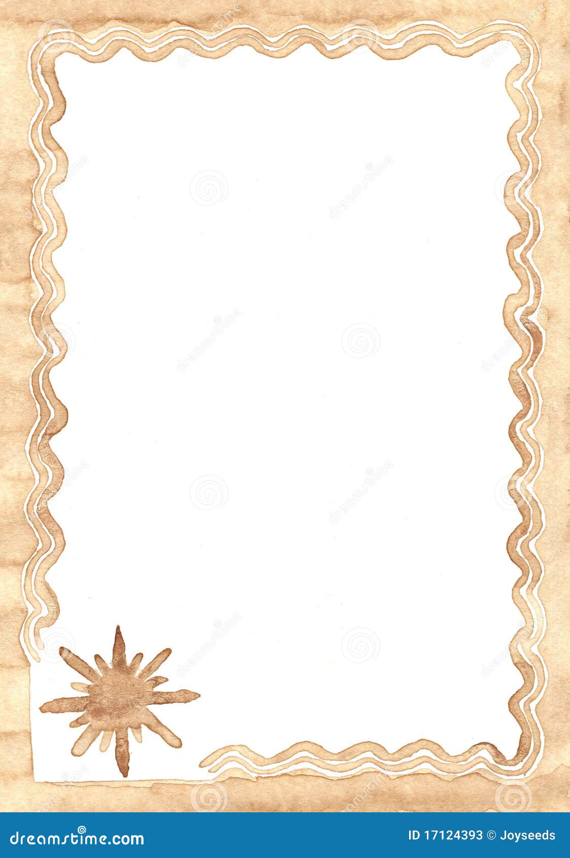 Marco Del Café - Color Natural Stock de ilustración - Ilustración de ...