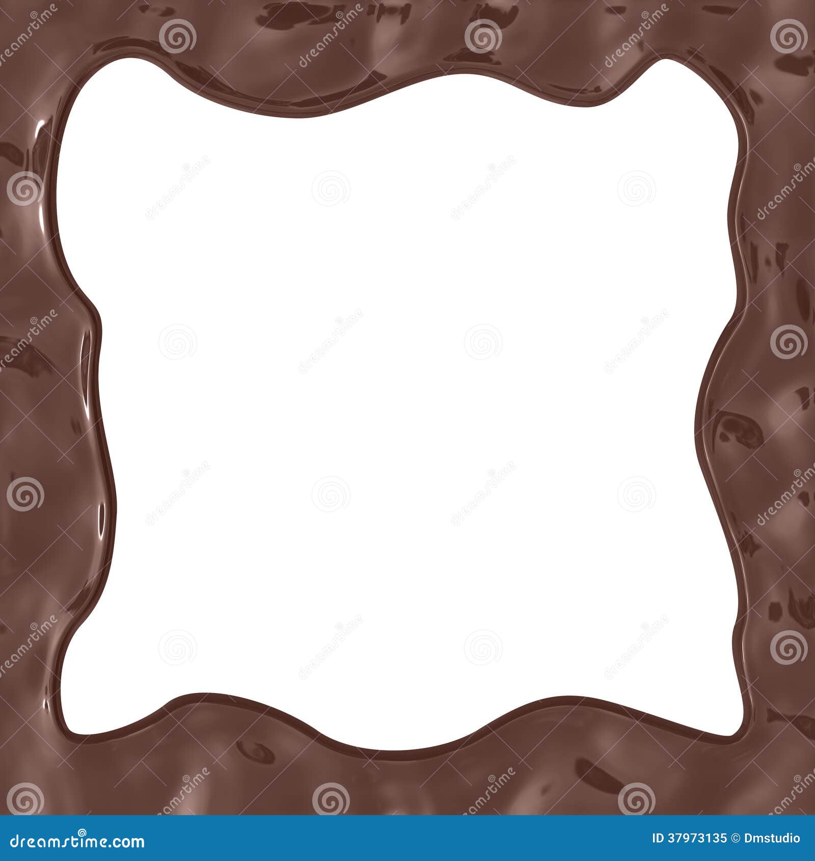 Marco del chocolate stock de ilustración. Ilustración de cacao - 37973135