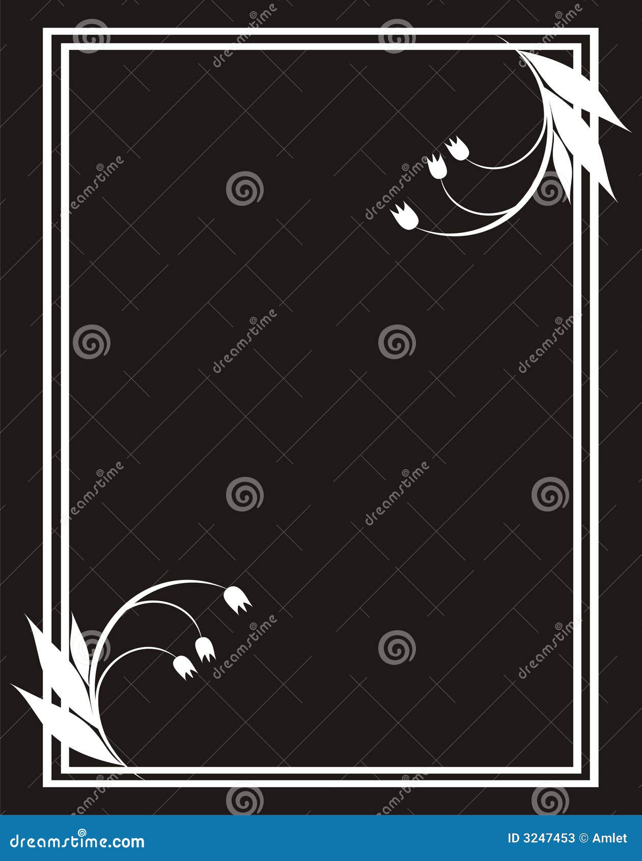 Marco del color blanco ilustración del vector. Ilustración de elegancia ...