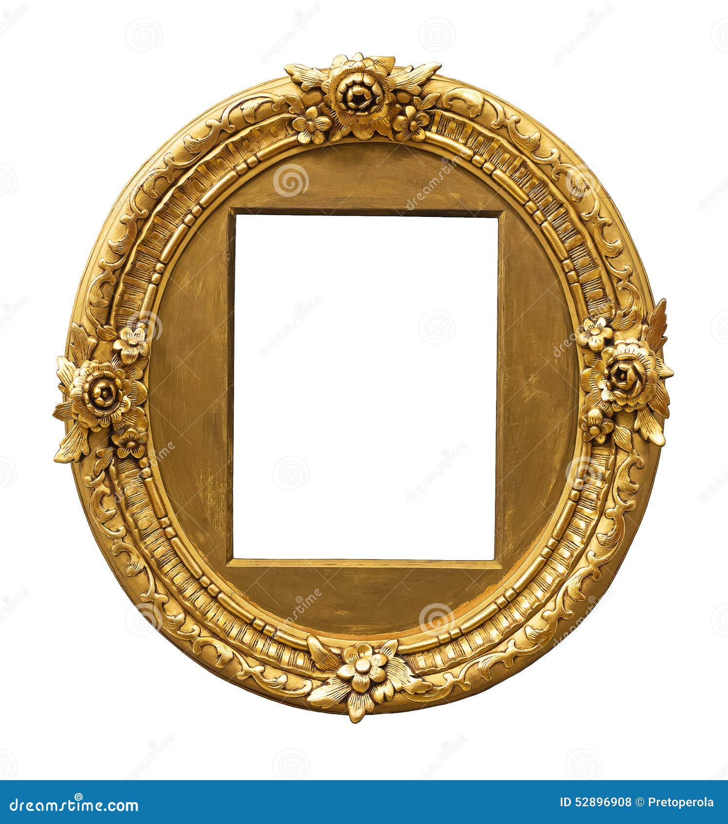 Marco Del Color Oro Del Vintage Foto de archivo - Imagen de frontera ...