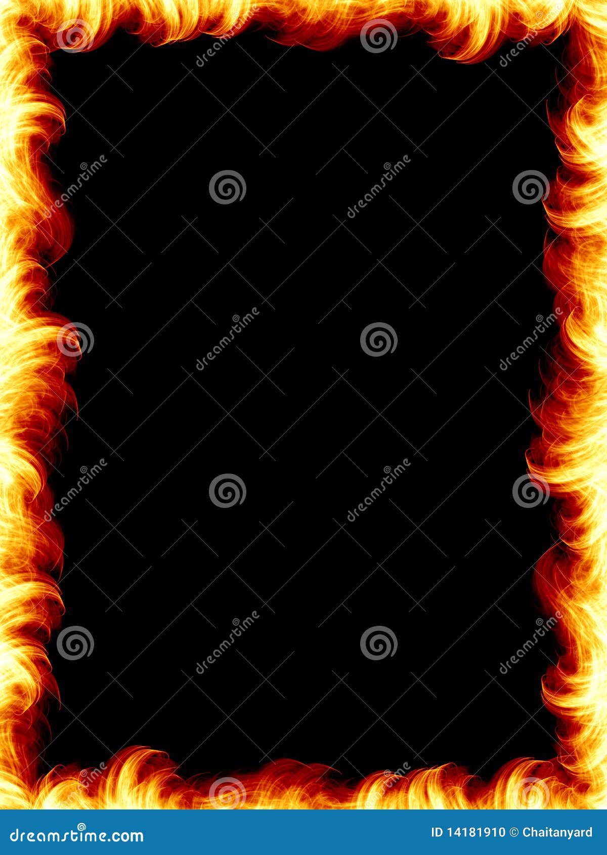 Marco del fuego stock de ilustración. Ilustración de llameante - 14181910