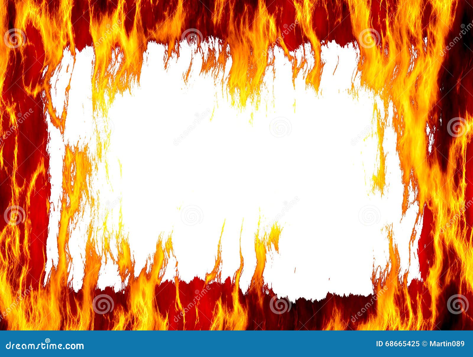 Marco del fuego stock de ilustración. Ilustración de llama - 68665425