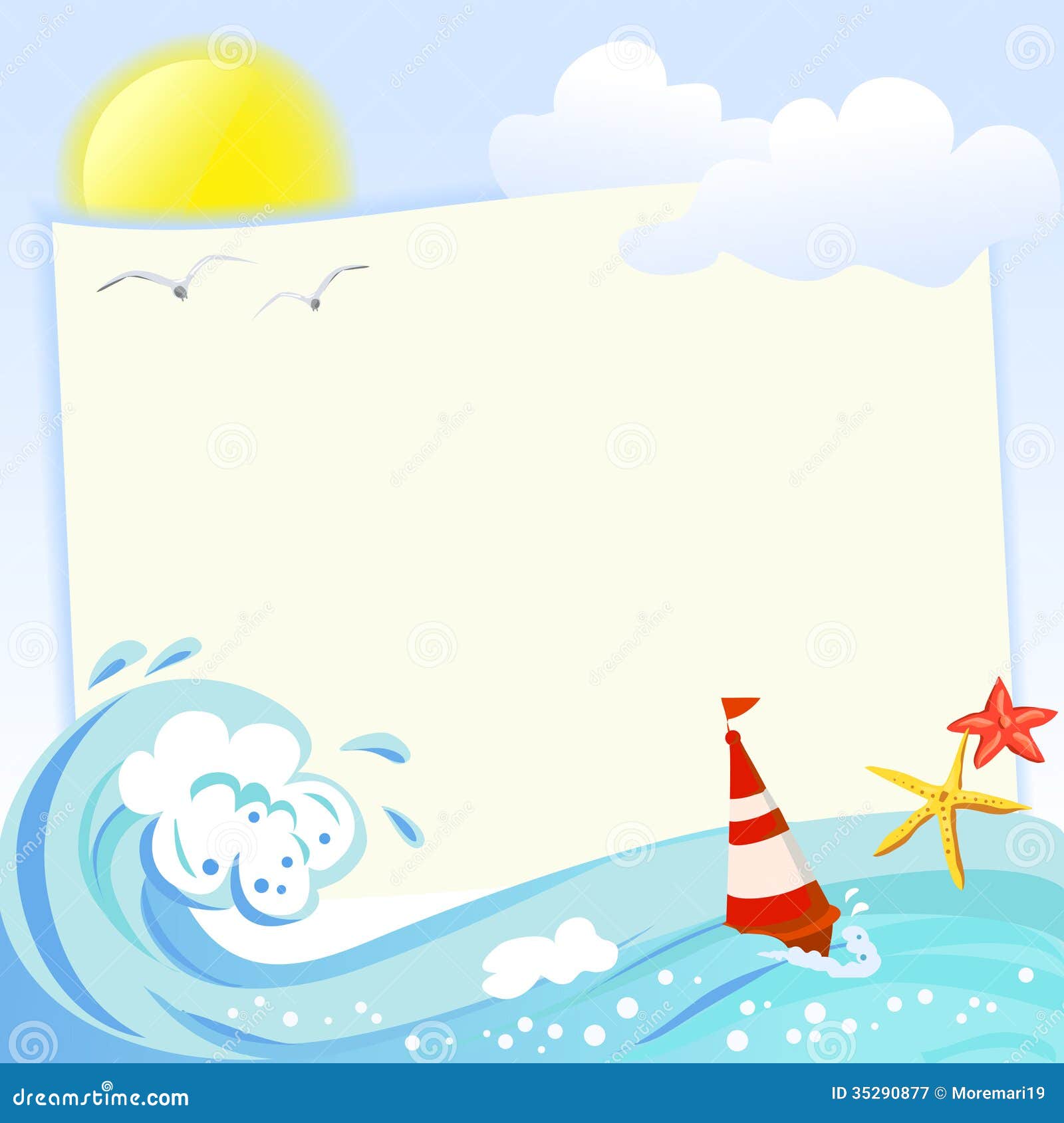 Marco Del Mar Ilustraciones Stock, Vectores, Y Clipart – (28,087 ...