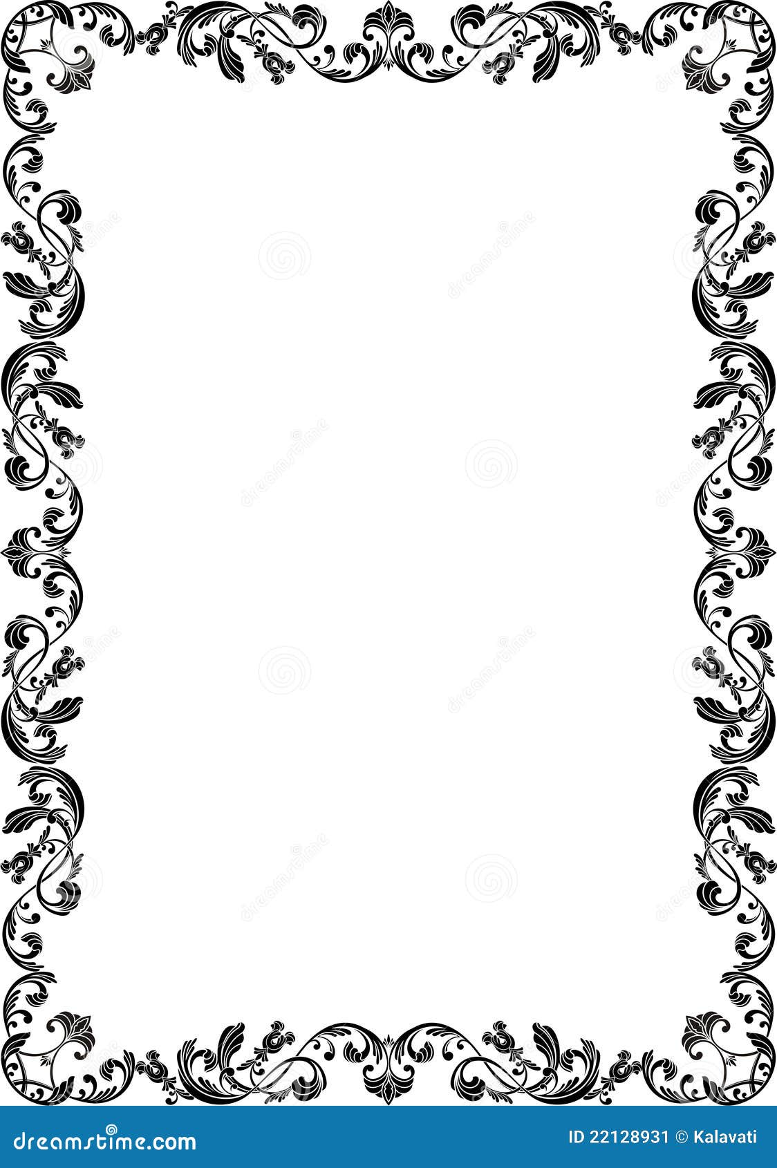 Marco Del Ornamento Ilustración Del Vector Ilustración De Elegancia