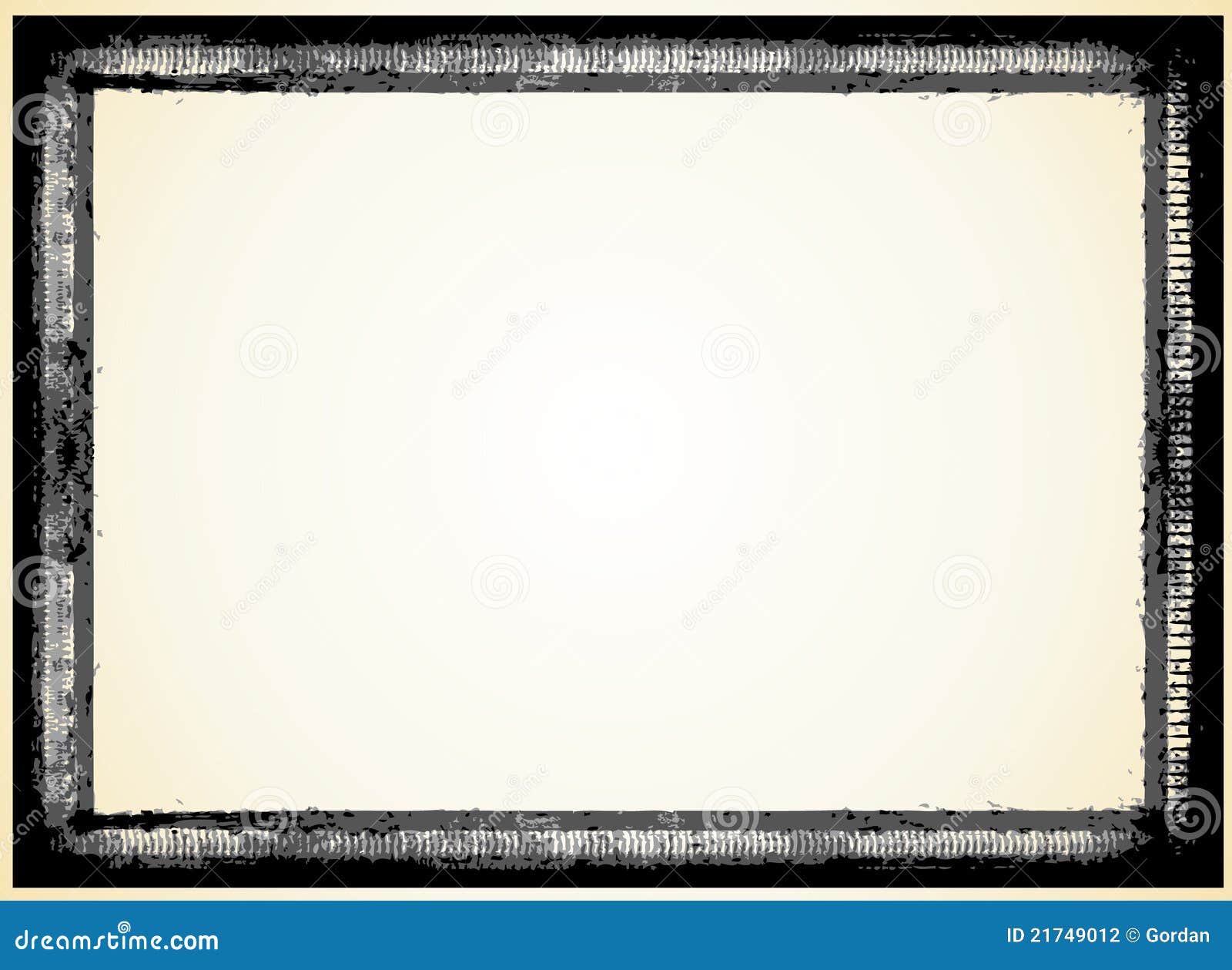 Marco del vector de Grunge ilustración del vector. Ilustración de ...