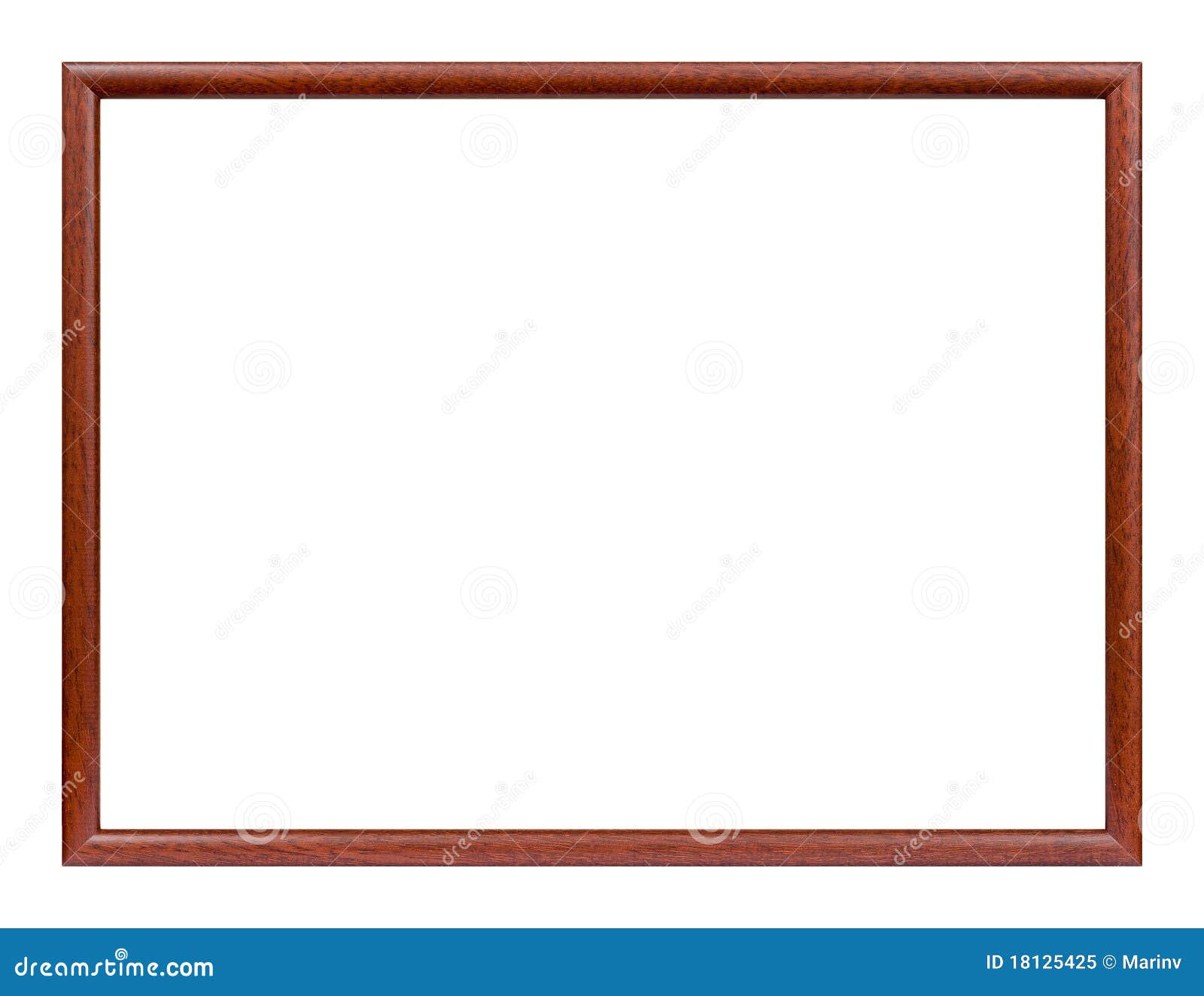 Marco delgado de madera imagen de archivo. Imagen de familia - 18125425