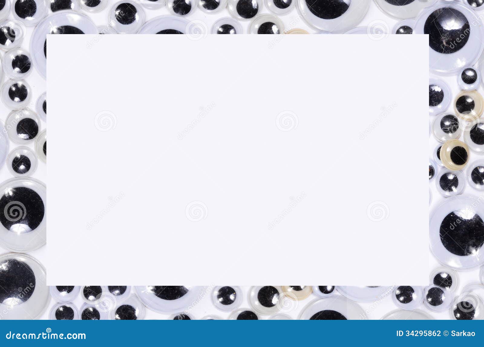 Marco Googly de los ojos foto de archivo. Imagen de juguete - 34295862