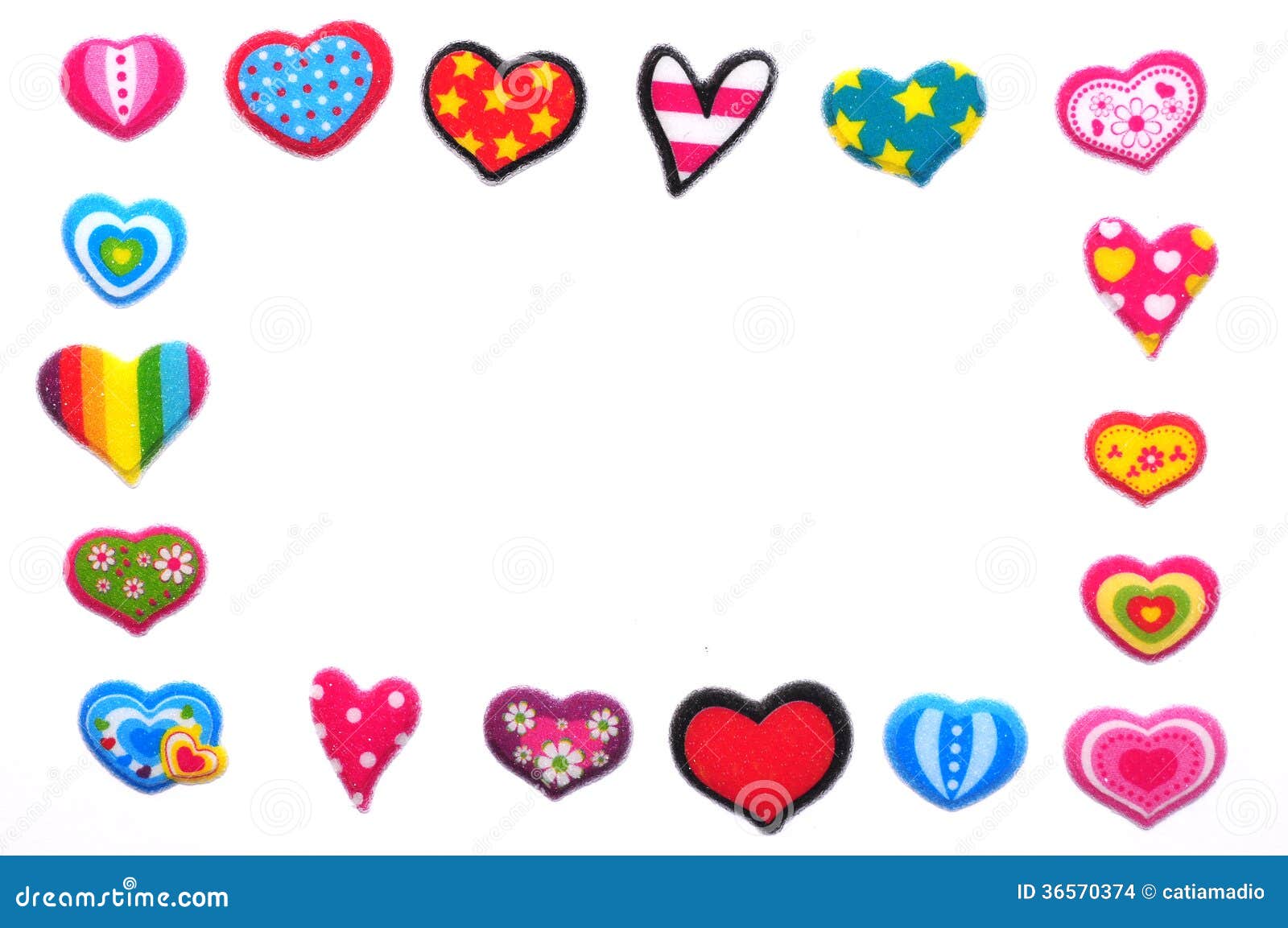 Marco Hecho a Mano De Los Corazones Foto de archivo - Imagen de marco ...