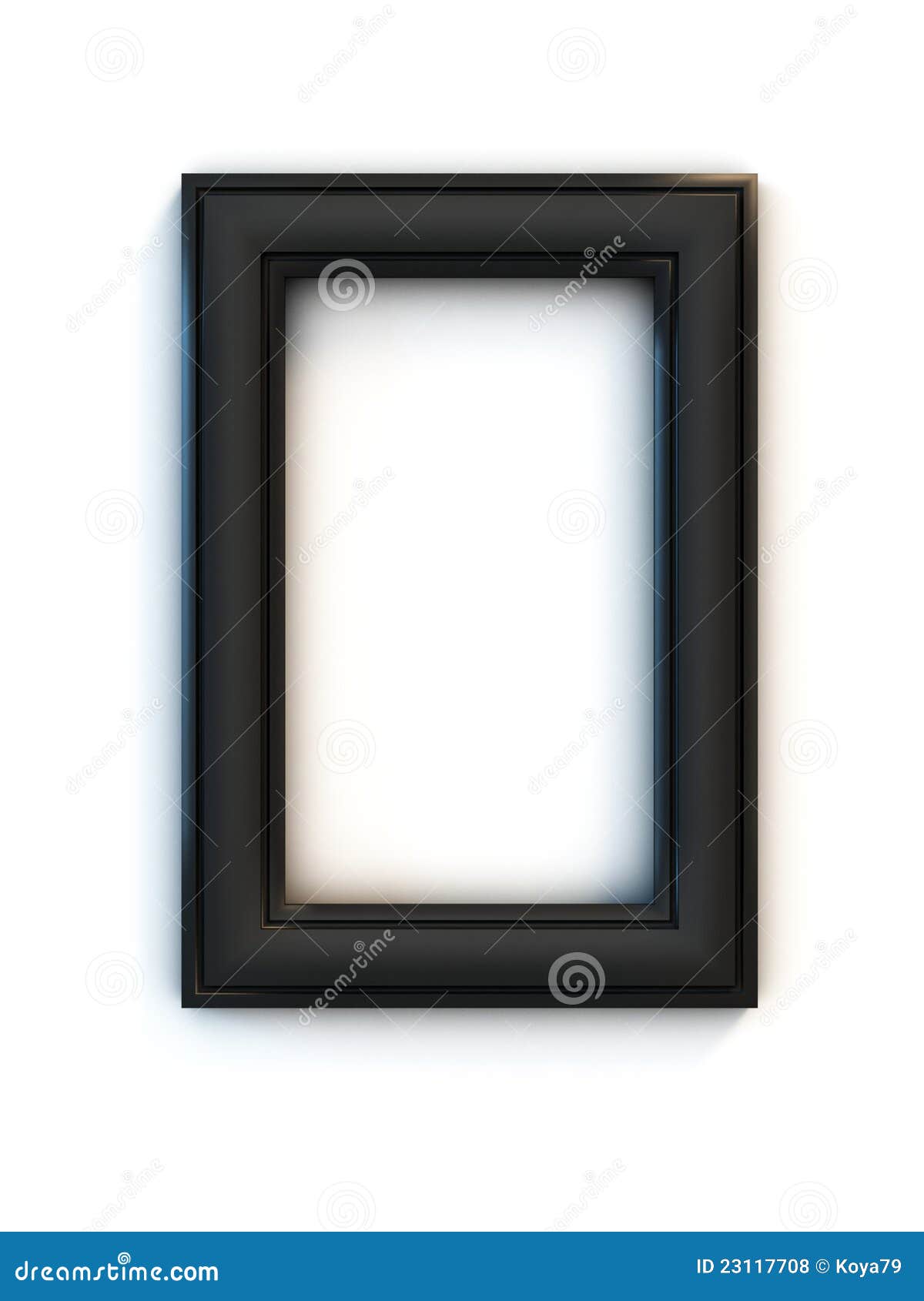 Marco negro de la foto stock de ilustración. Ilustración de sostenedor ...