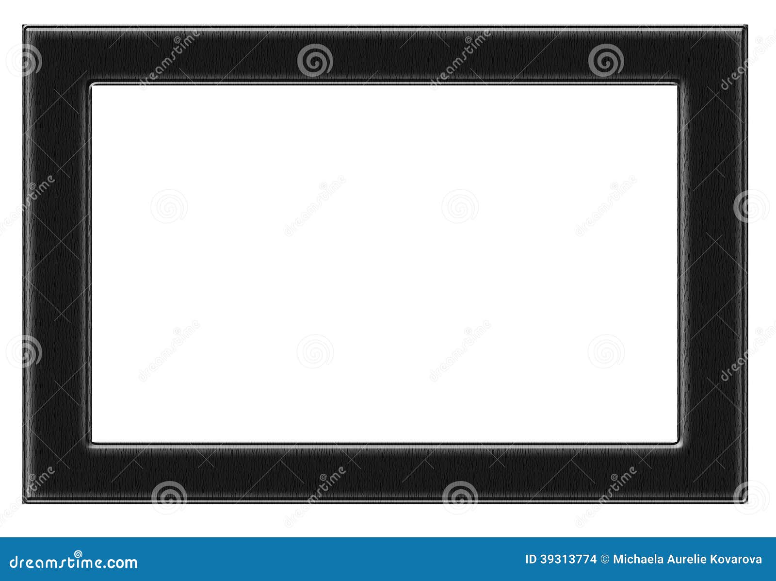 Marco negro de la foto stock de ilustración. Ilustración de negro ...