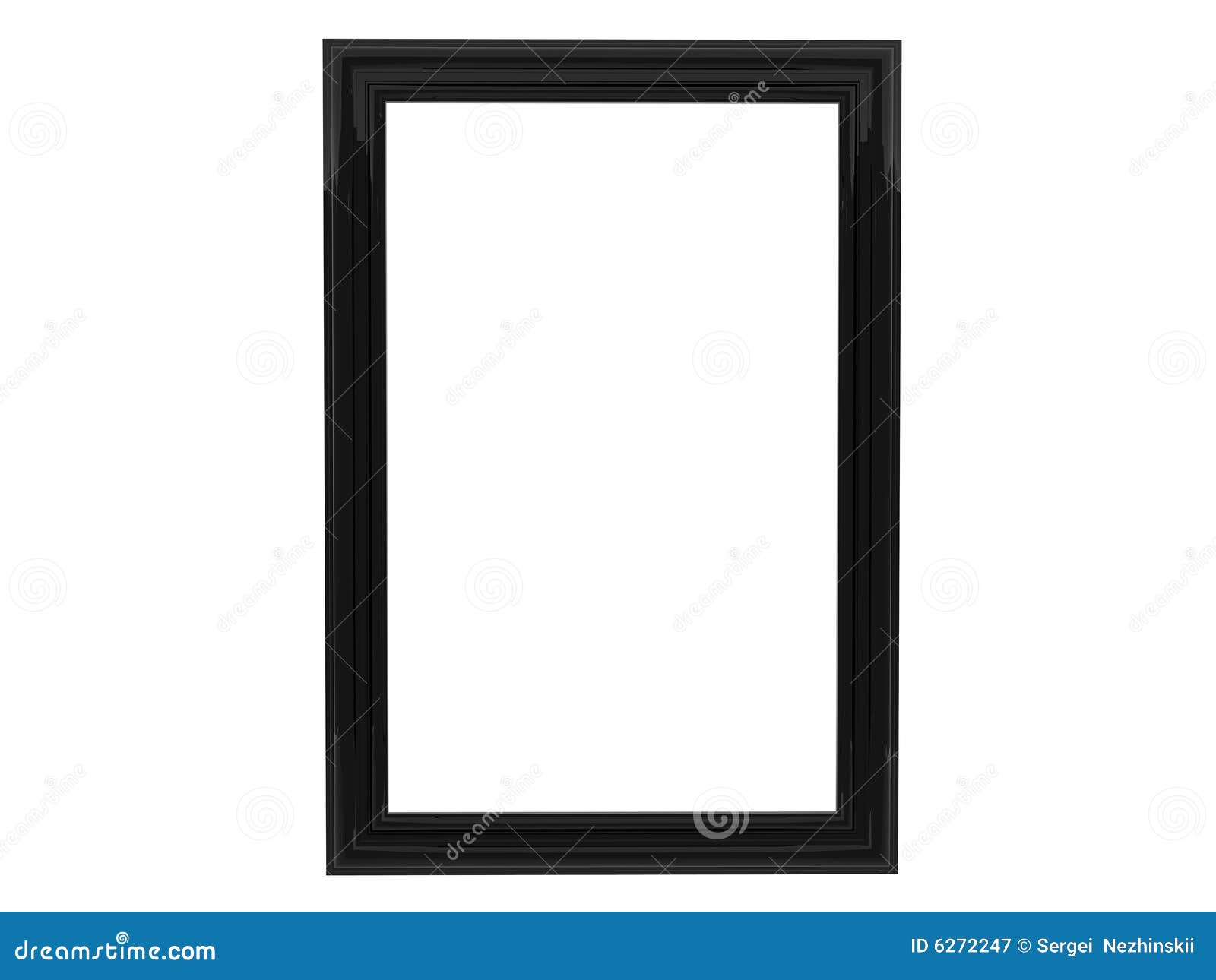 Marco Negro Para Los Cuadros Stock de ilustración - Ilustración de arte ...
