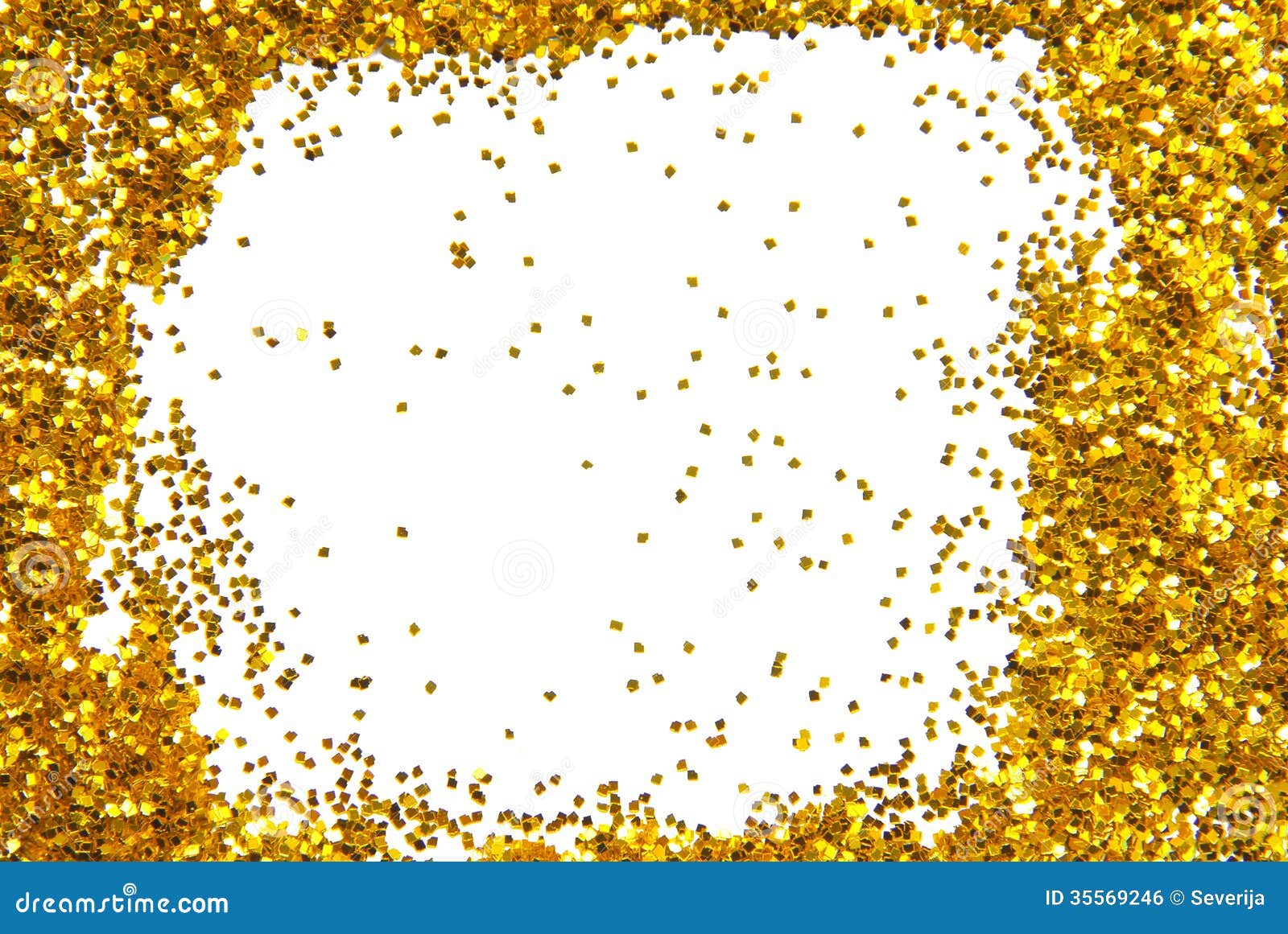 Marco Que Brilla De La Chispa De Oro Foto de archivo - Imagen de ...