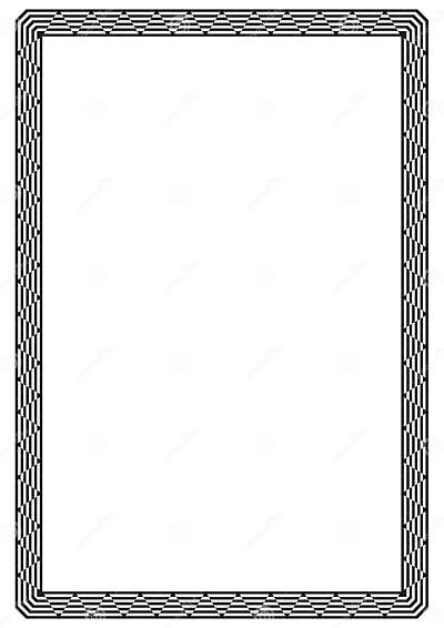 Marco rectangular negro ilustración del vector. Ilustración de ...