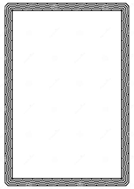 Marco rectangular negro ilustración del vector. Ilustración de ...