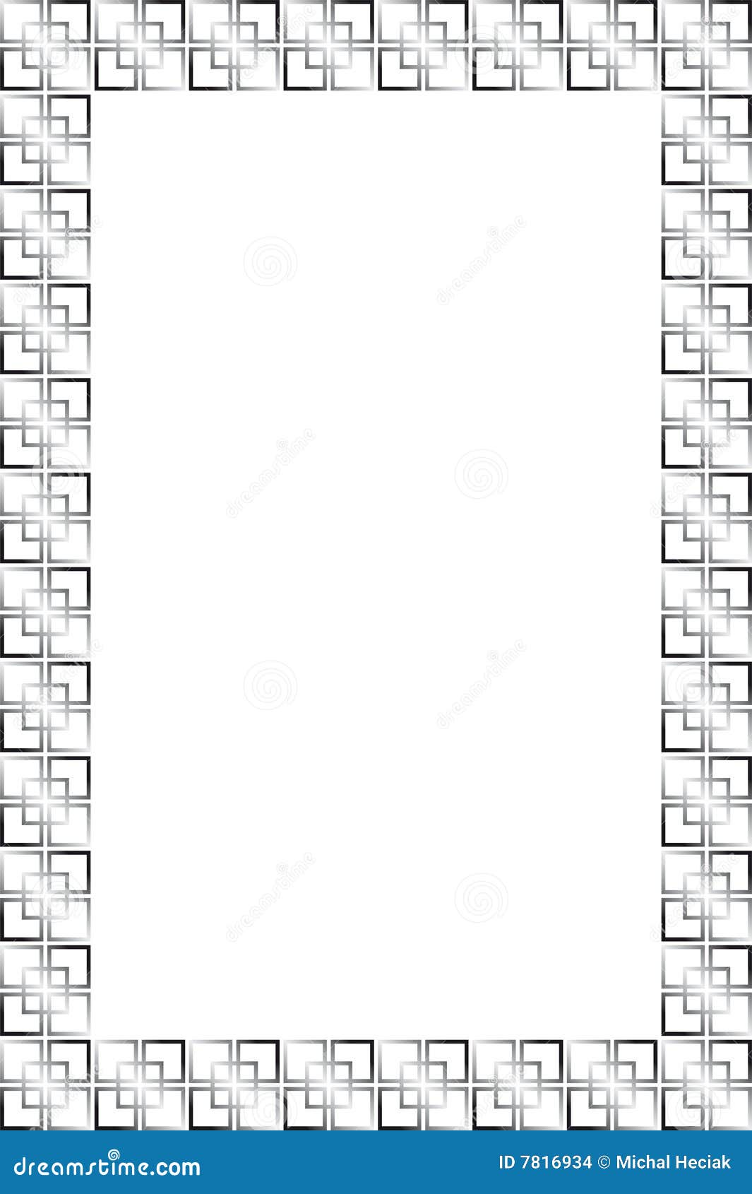 Marco rectangular simple ilustración del vector. Ilustración de ...